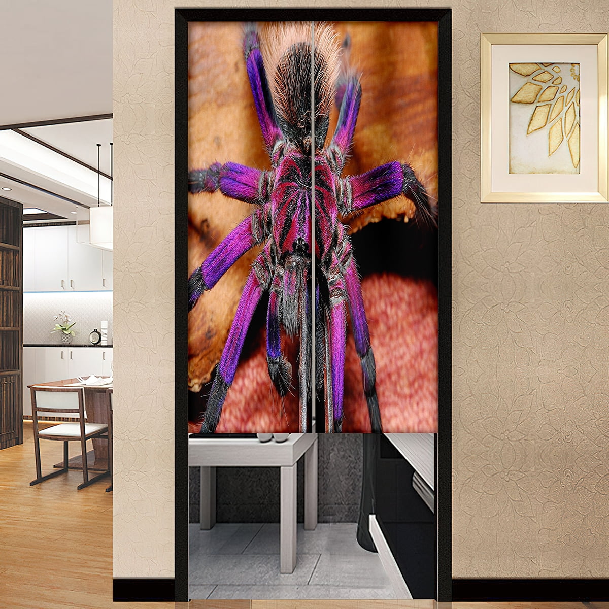 Spider Door Curtain Kids Halloween Traditional Chinese Panel Japanese ...