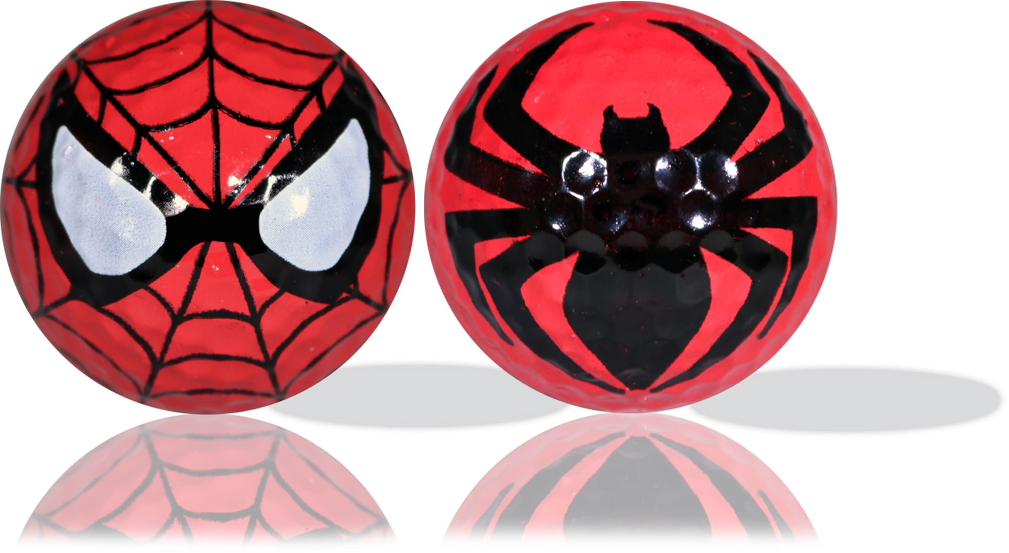 Spider Face Golf Balls 12 Pack- Superhero Gift | Golf Ball Gift ...