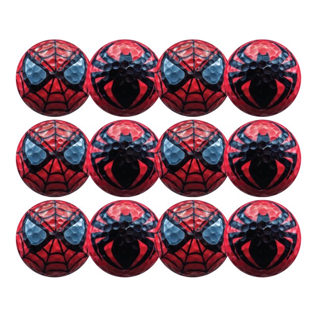 Spider Face Golf Balls 12 Pack- Superhero Gift | Golf Ball Gift ...