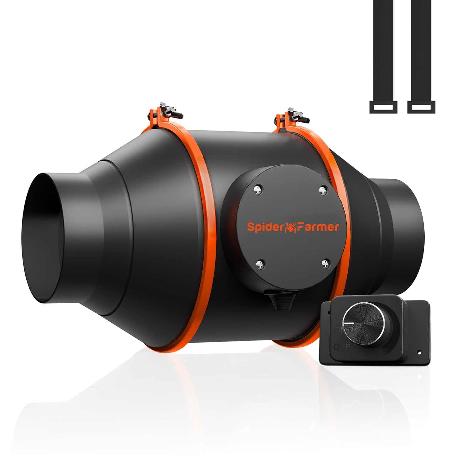 Spider Farmer 4 Inch Inline Duct Fan with RJ12 Interface 205 CFM Quiet ...