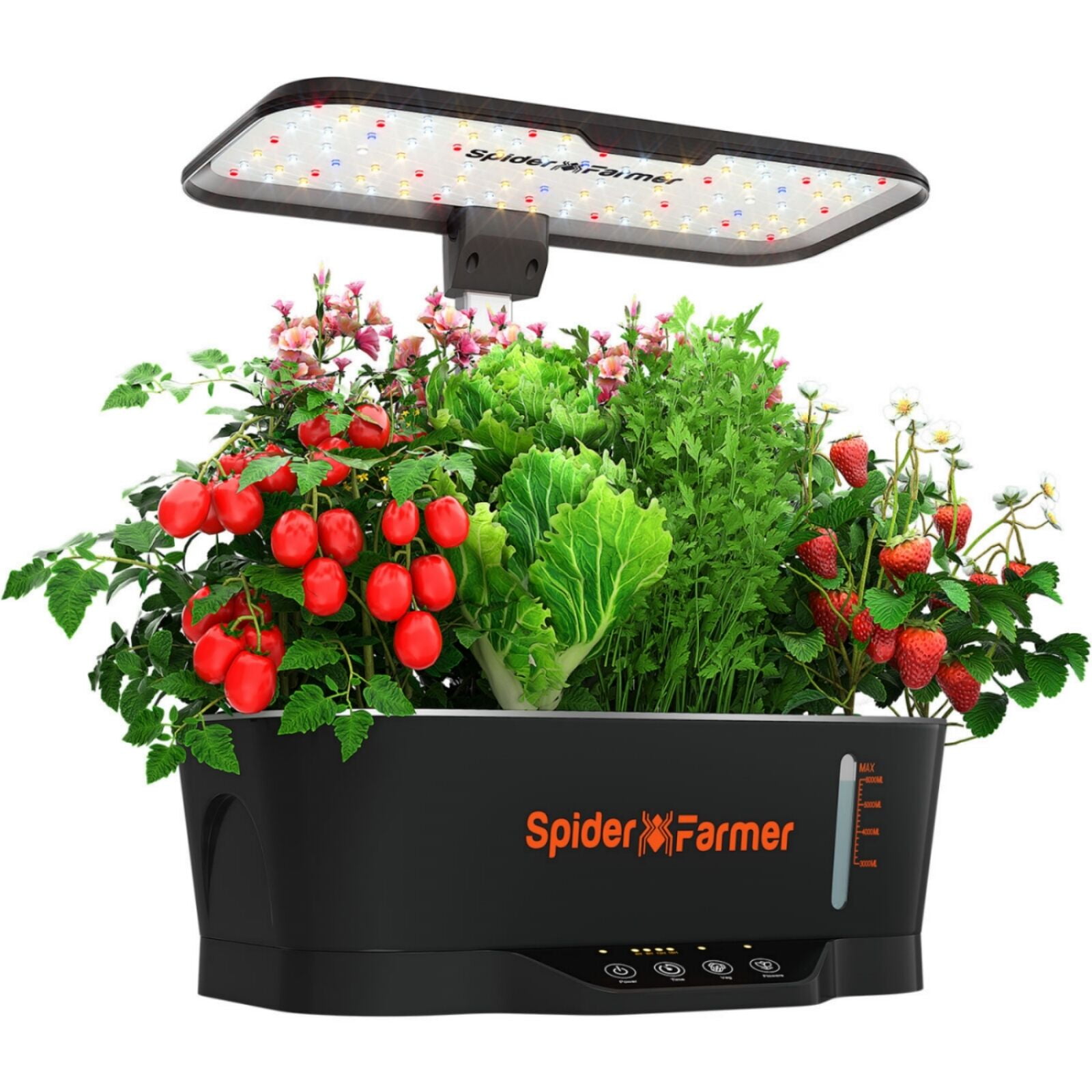 Spider Farmer Hydroponics Growing System 12 Pods LED Light Herb Garden ...