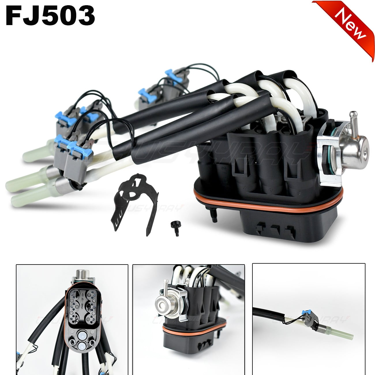 Spider Fuel Injectors For Chevrolet S10 Pickup GMC Sonoma 4.3L 1996 ...