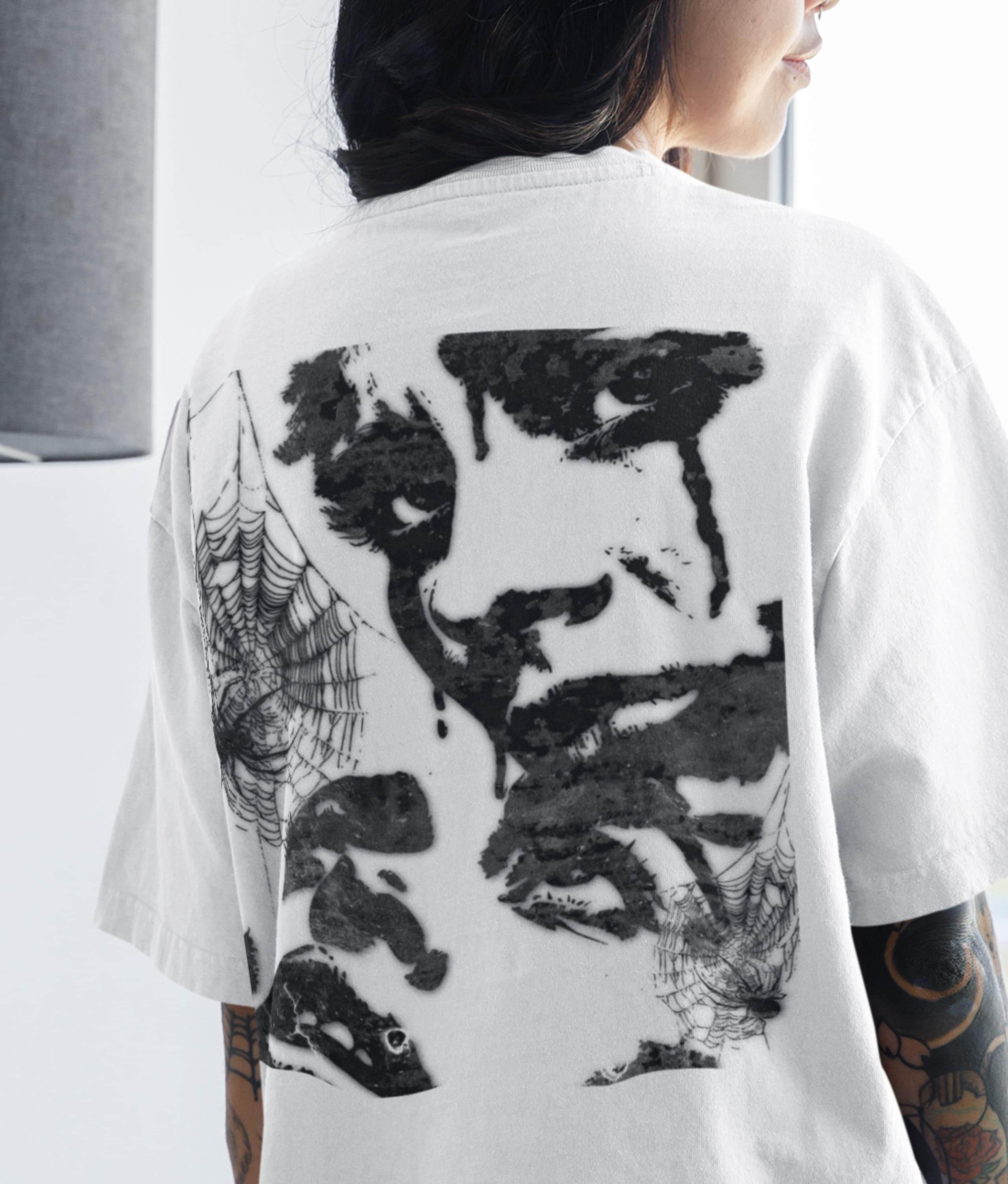 Spider Graphic Shirt, Style Tee Y2K, Gothic Retro 90s Shirt, Unisex ...