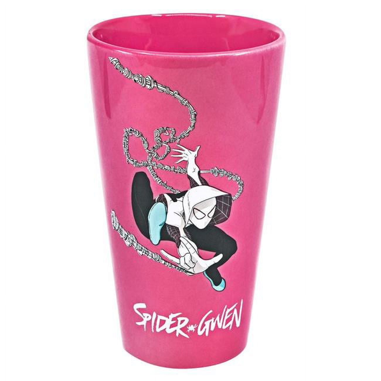 Spider Gwen 110770 Spider Gwen Pink Pint Glass - Walmart.com