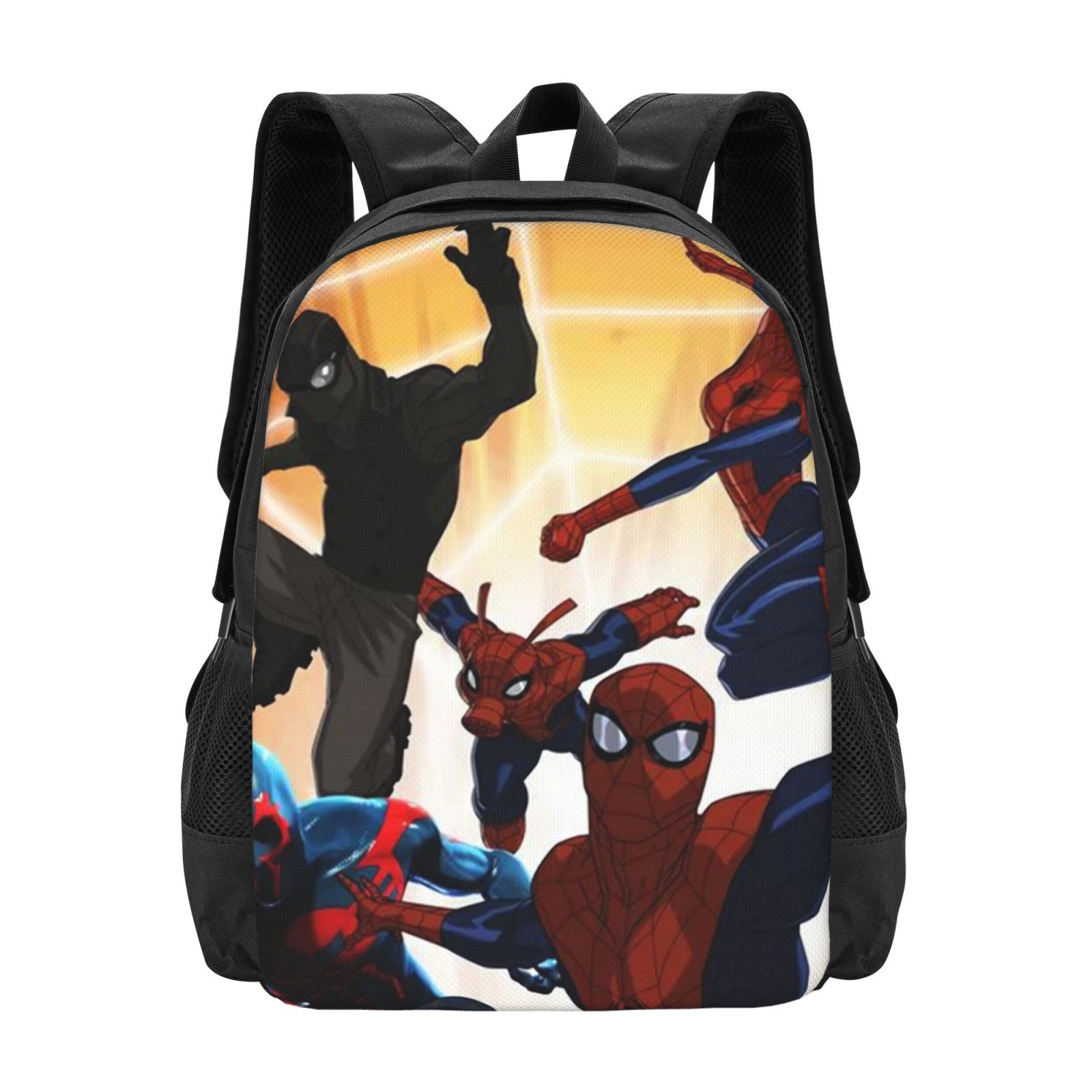 Spider-Ham Cartoon Backpack 3d Printing Movie Hero Adjustable ...