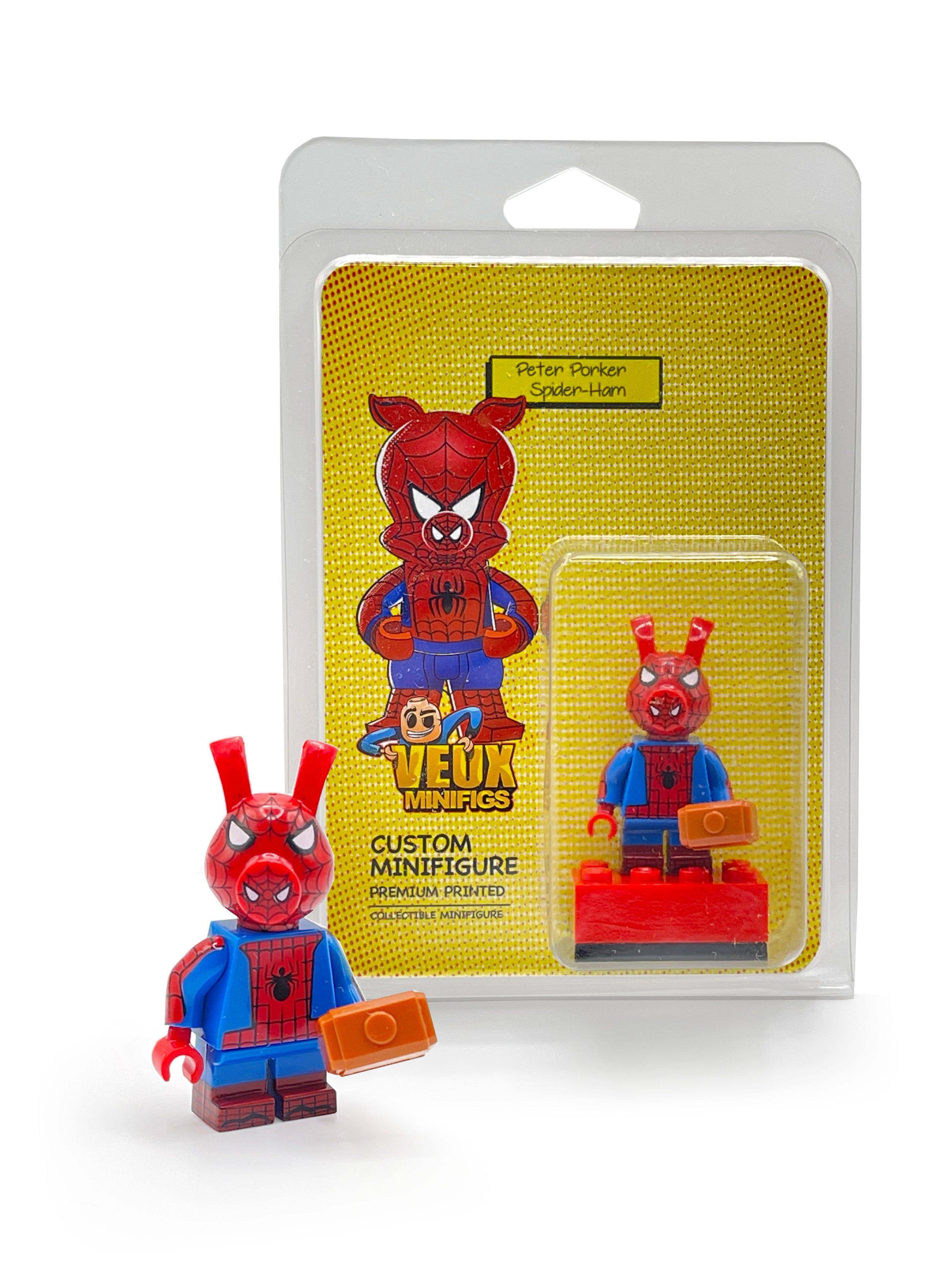 Veux toys Spider-Ham Peter Porker Custom Minifigure - Walmart.com