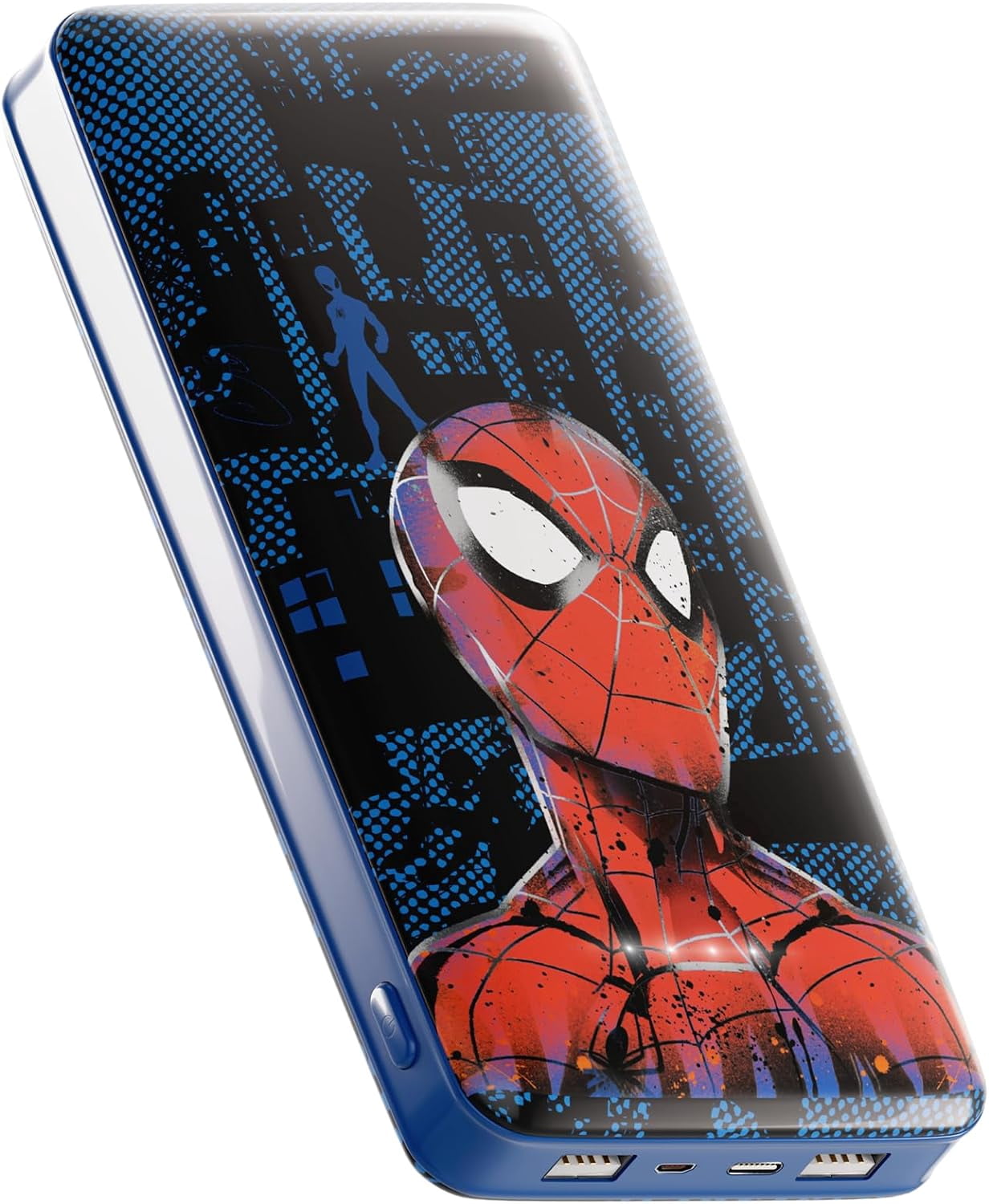 Spider-Man 10,000 MAH Power Bank- Portable Phone Charger Battery Pack w ...