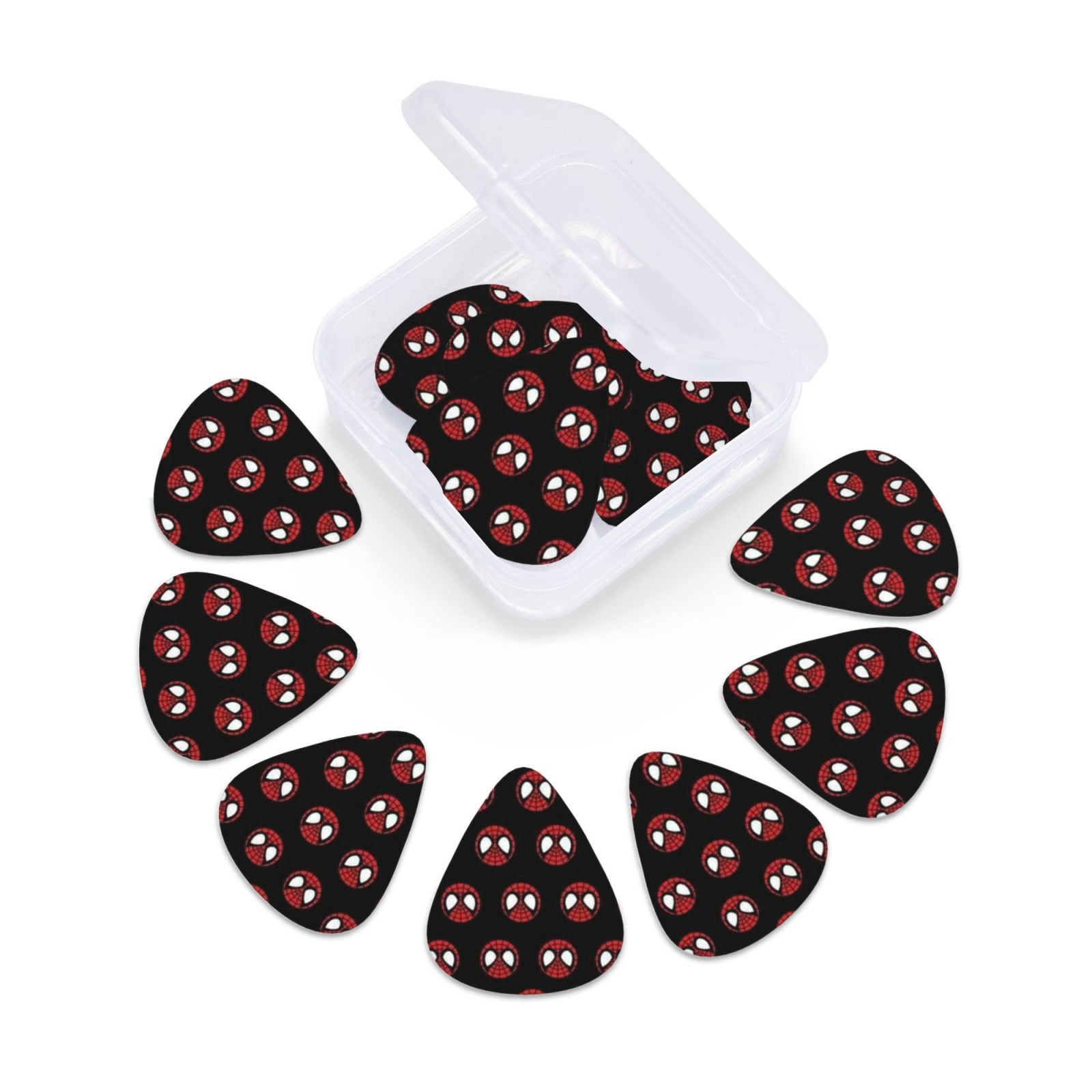Spider-Man 12 Piece Guitar Picks Set With Holder For Acoustic, Electric ...