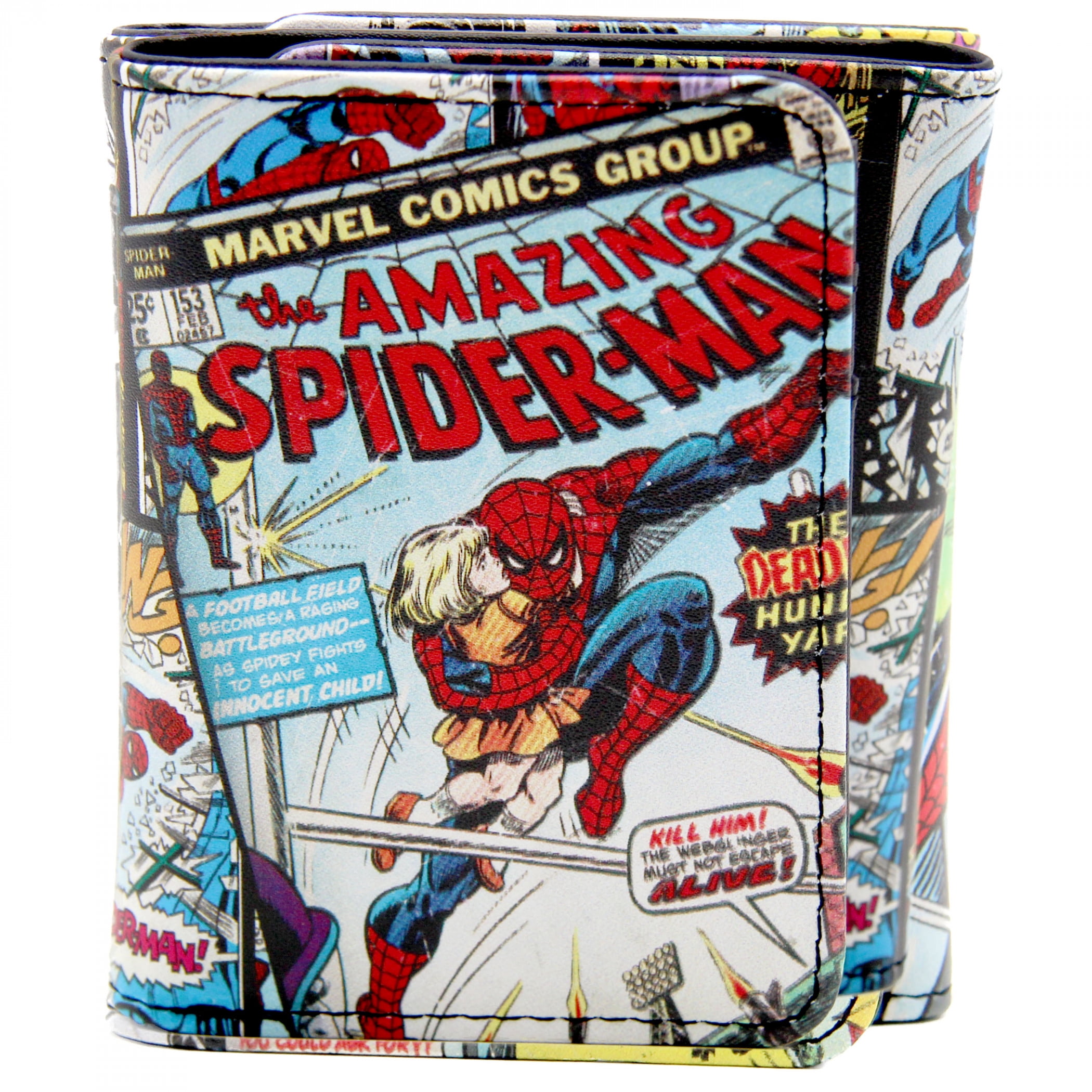 Spider-Man #153 Comic Cover Trifold Wallet in Collectors Tin - Walmart.com