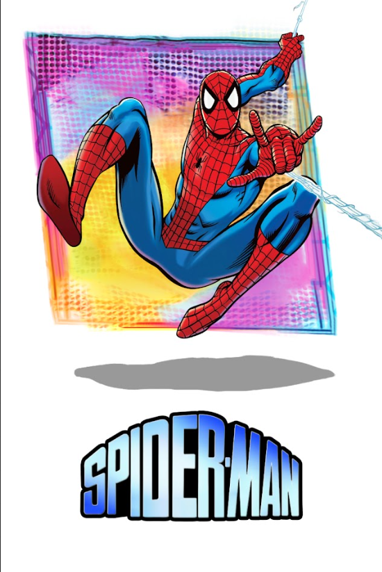Spider-Man 1981 Poster 24x36 - Retro Animated Series Marvel Superhero ...