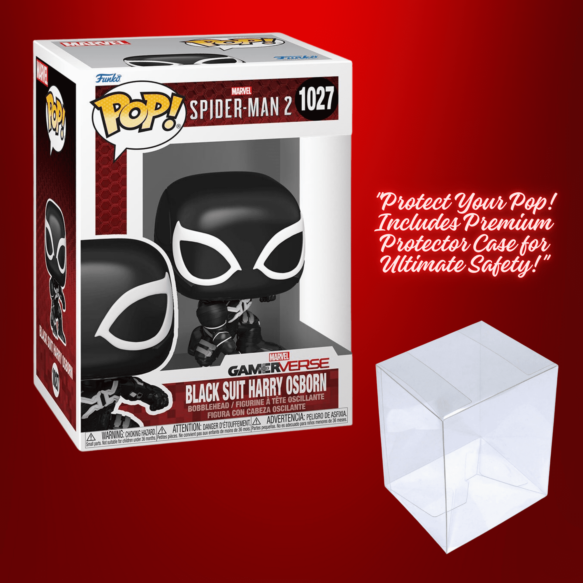Spider-Man 2 Video Game Funko Pop! Vinyl Figure #1027 – Black Suit ...