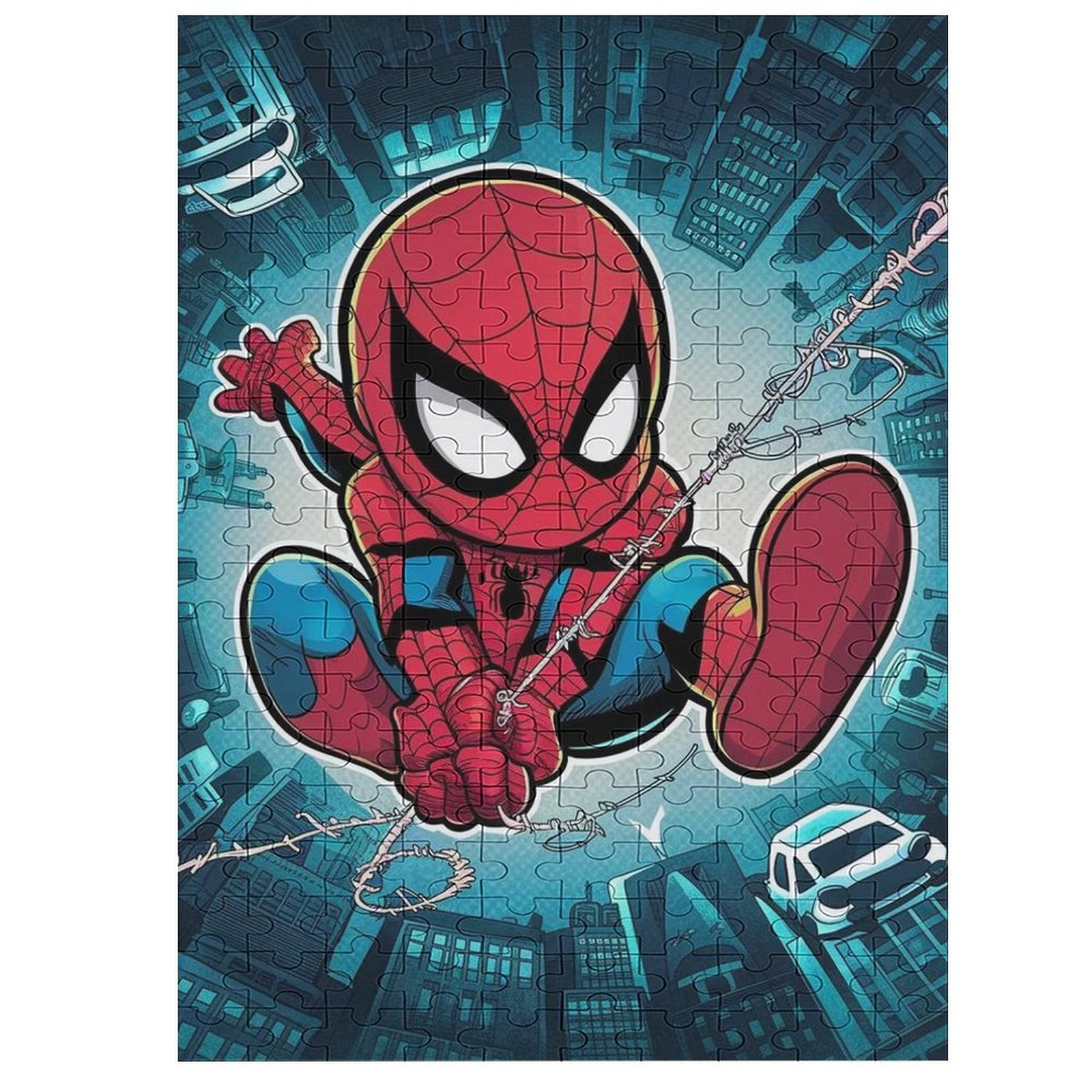 Spider Man 200 PCS Jigsaw Puzzle for Kids Teens - Unique Puzzle Pieces ...