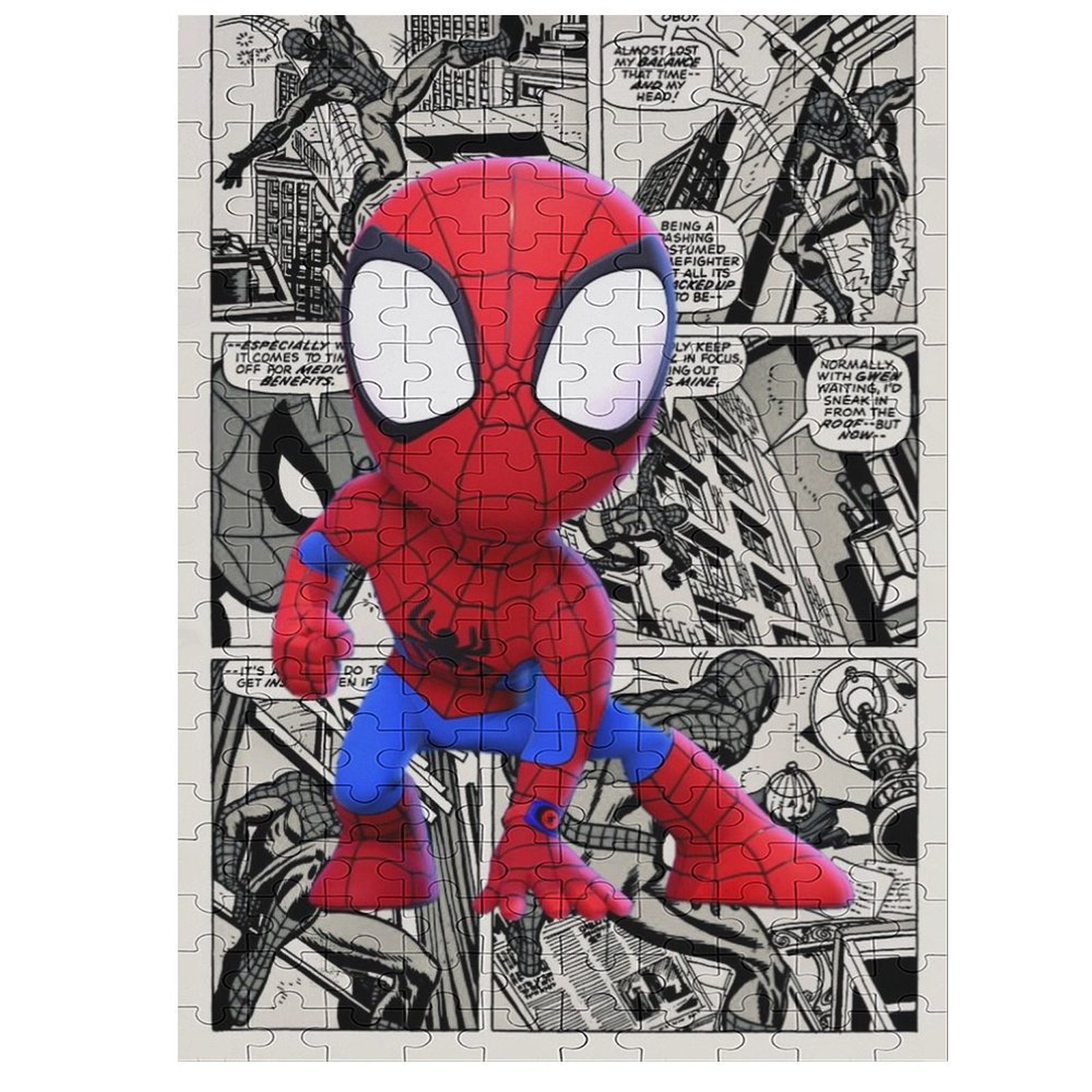 Spider Man 200 PCS Jigsaw Puzzle for Kids Teens - Unique Puzzle Pieces ...
