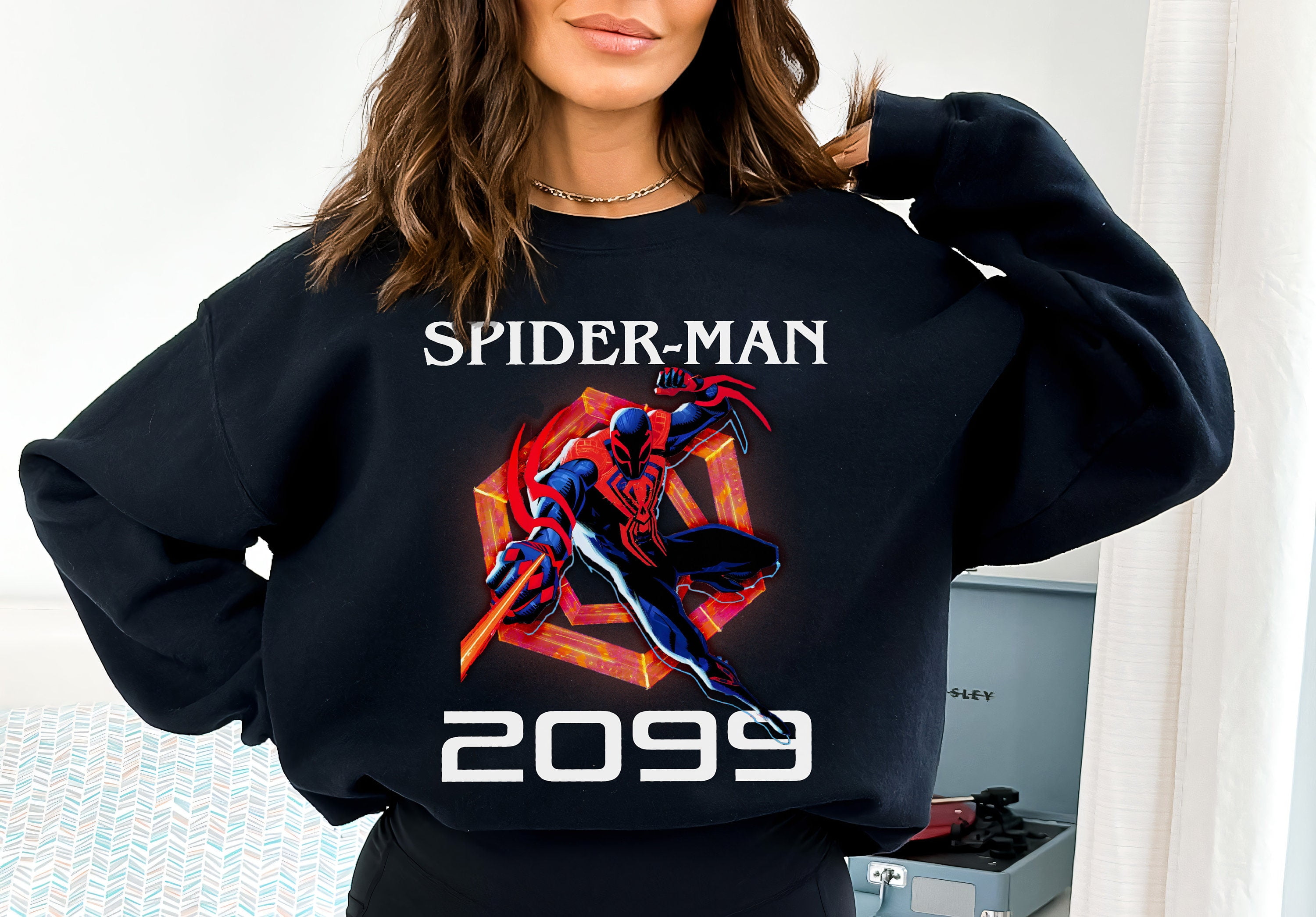 Spider-Man 2099 Sweatshirt, Spider-Man: Across the Spider-Verse ...