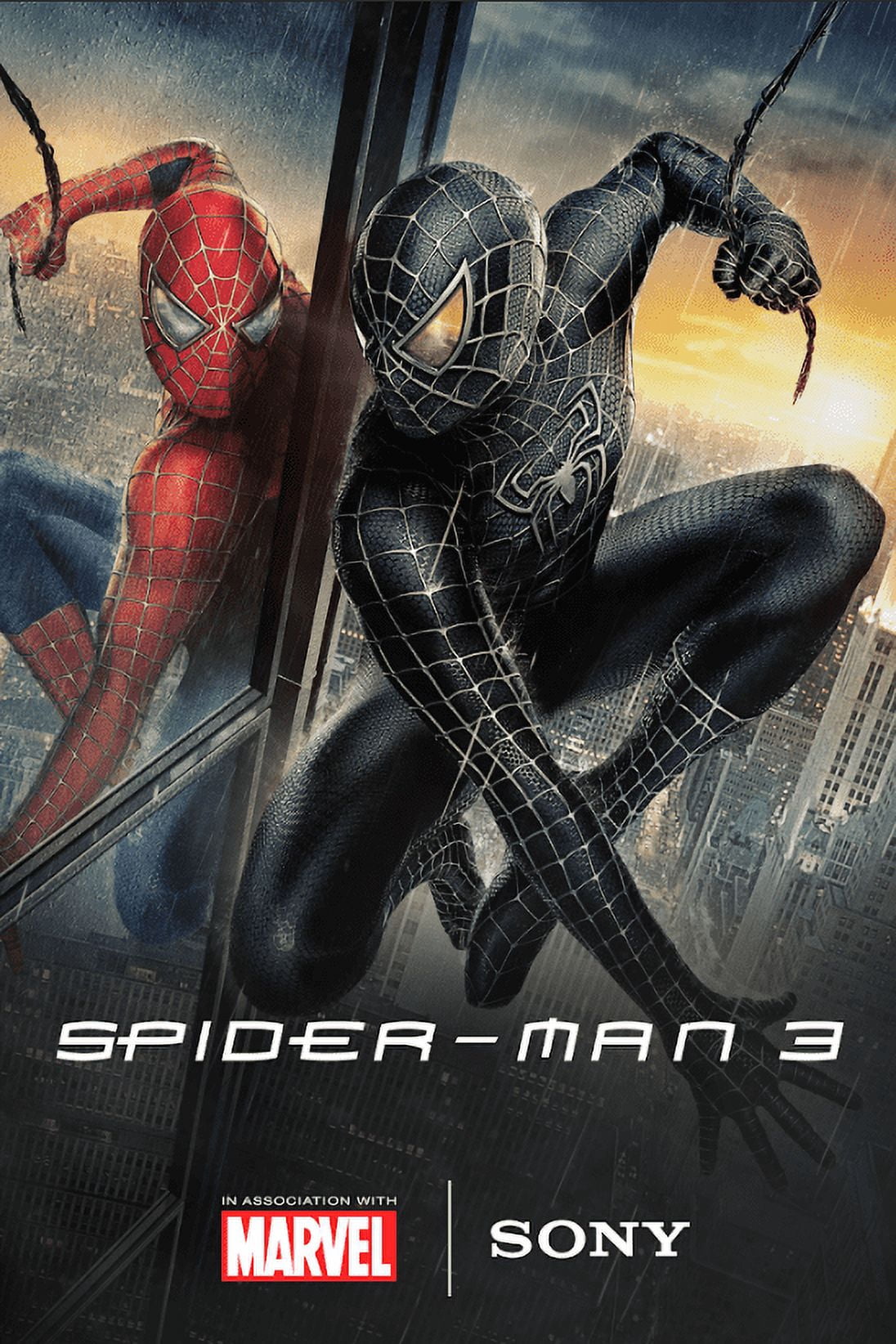 Spider-Man 3 2007 24x36 Poster Iconic Marvel Superhero Film with Tobey ...