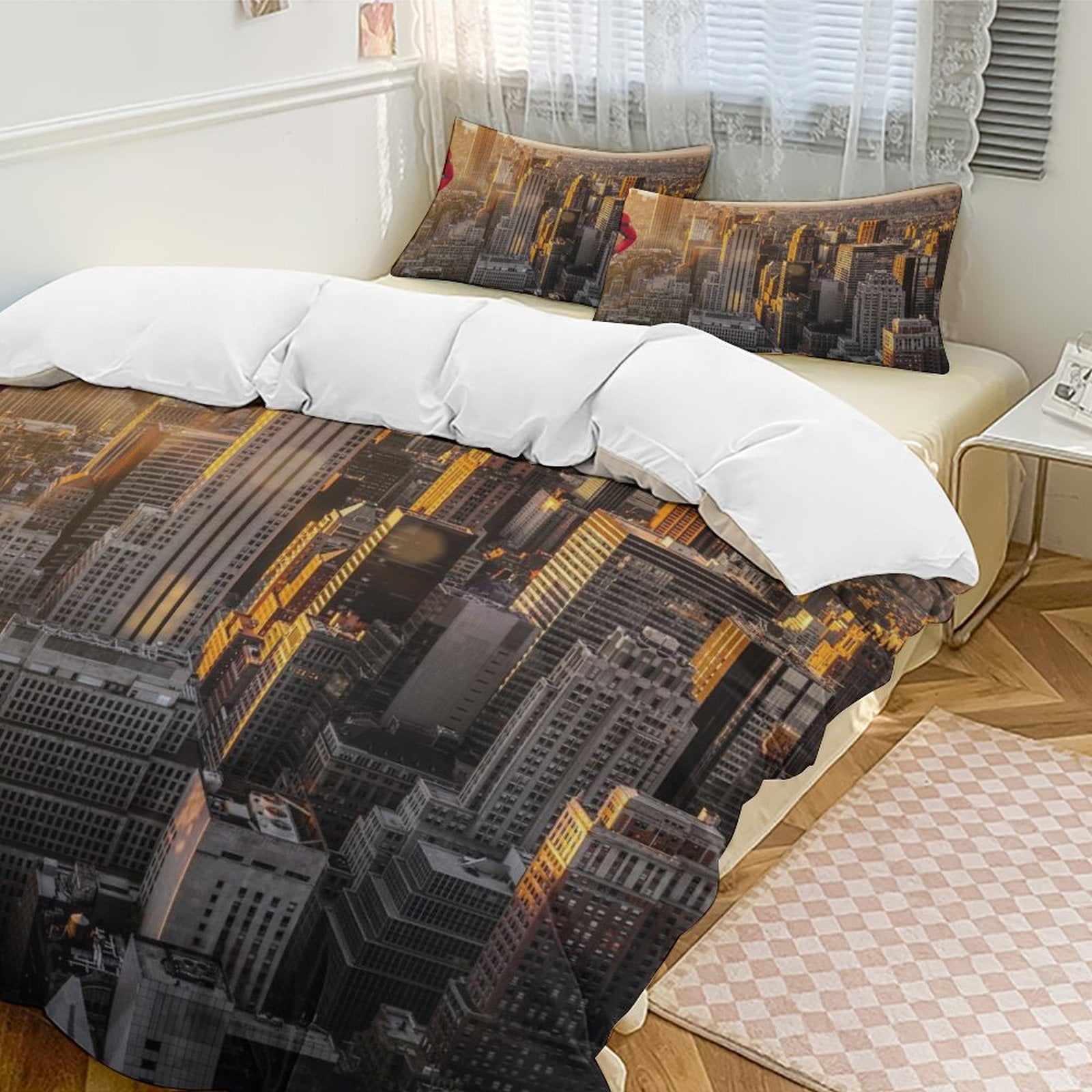 Spider-Man 3-Piece Twin Bed Set - Includes 1 Single Quilt And 2 Pillow ...