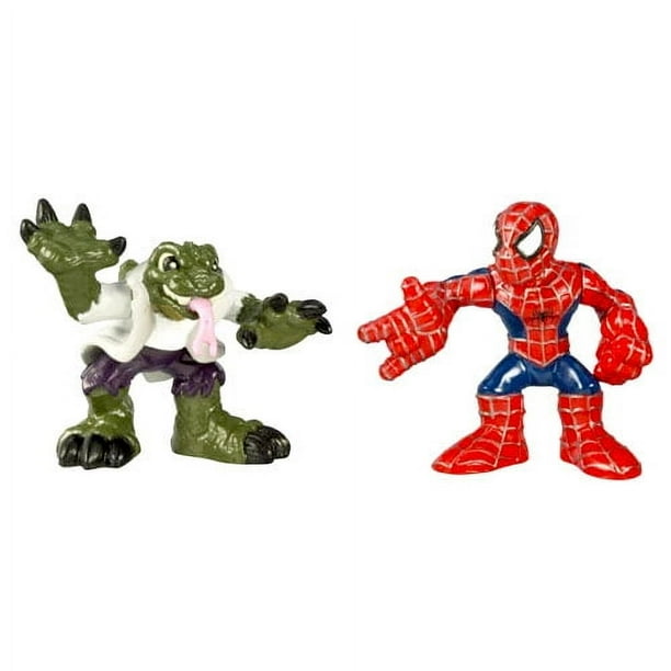 Marvel Super Hero Squad Spider-Man vs. Lizard 2007 Hasbro No. 69286 NEW ...