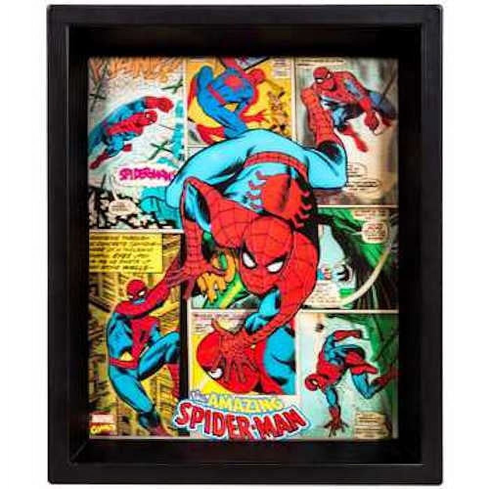 Spider-Man 3D Framed Wall Decoration Home Decor Theater Media Room Man ...