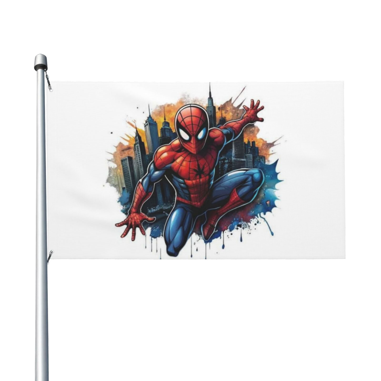 Spider-Man 3x5 Ft Double-Sided Funny Outdoor Flag, Indoor/Outdoor House ...