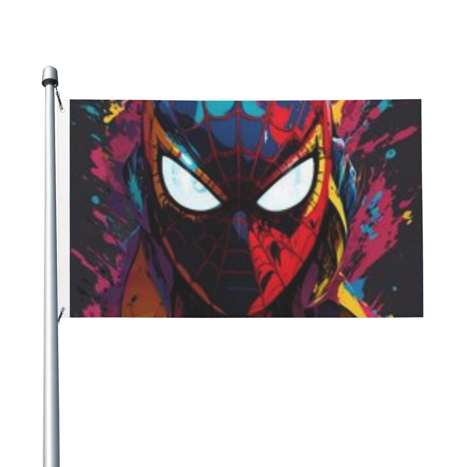 Spider-Man 3x5ft Face Flag Fade Proof Holiday Fall Flag Outdoor Banner ...