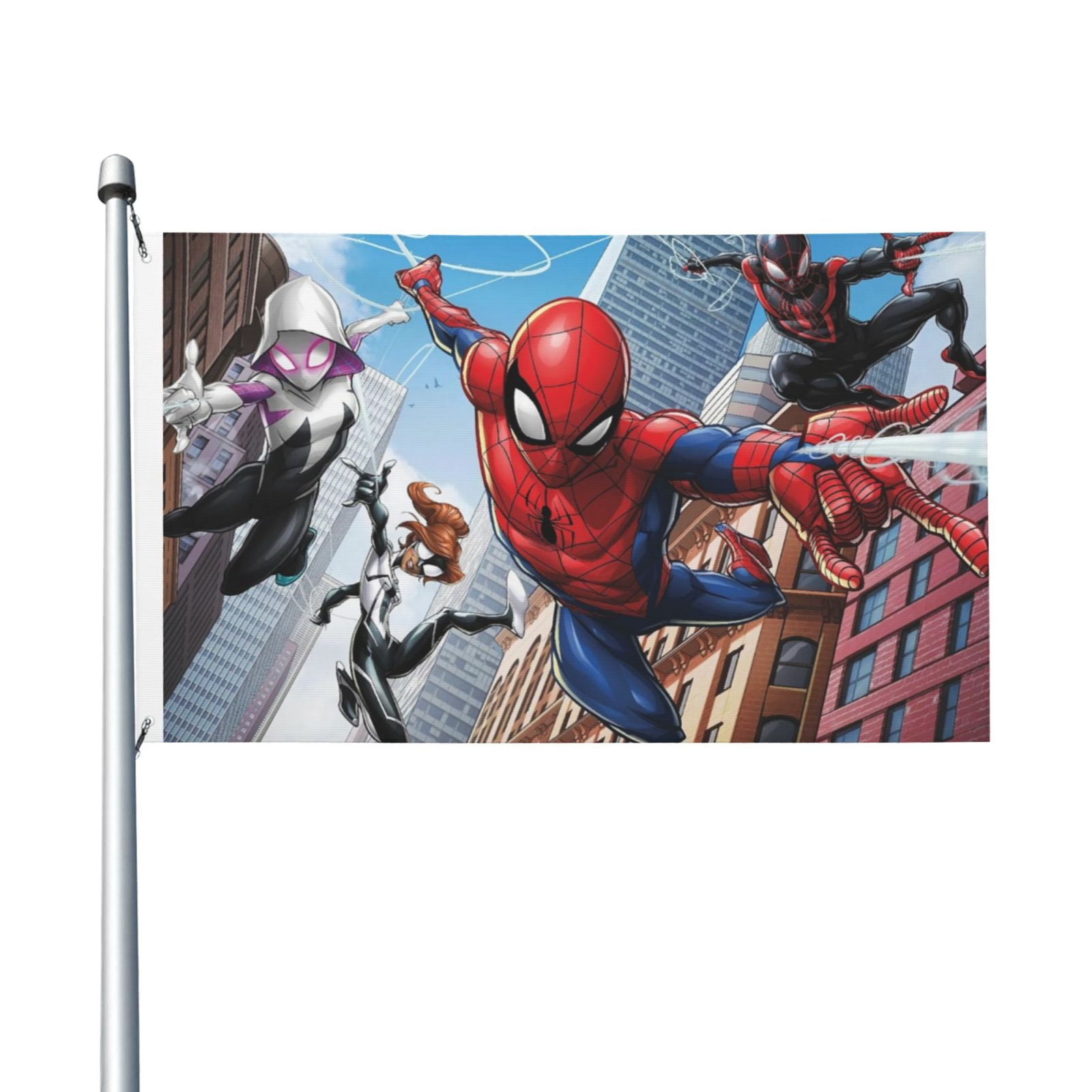 Spider-Man 3x5ft Face Flag Fade Proof Holiday Fall Flag Outdoor Banner ...