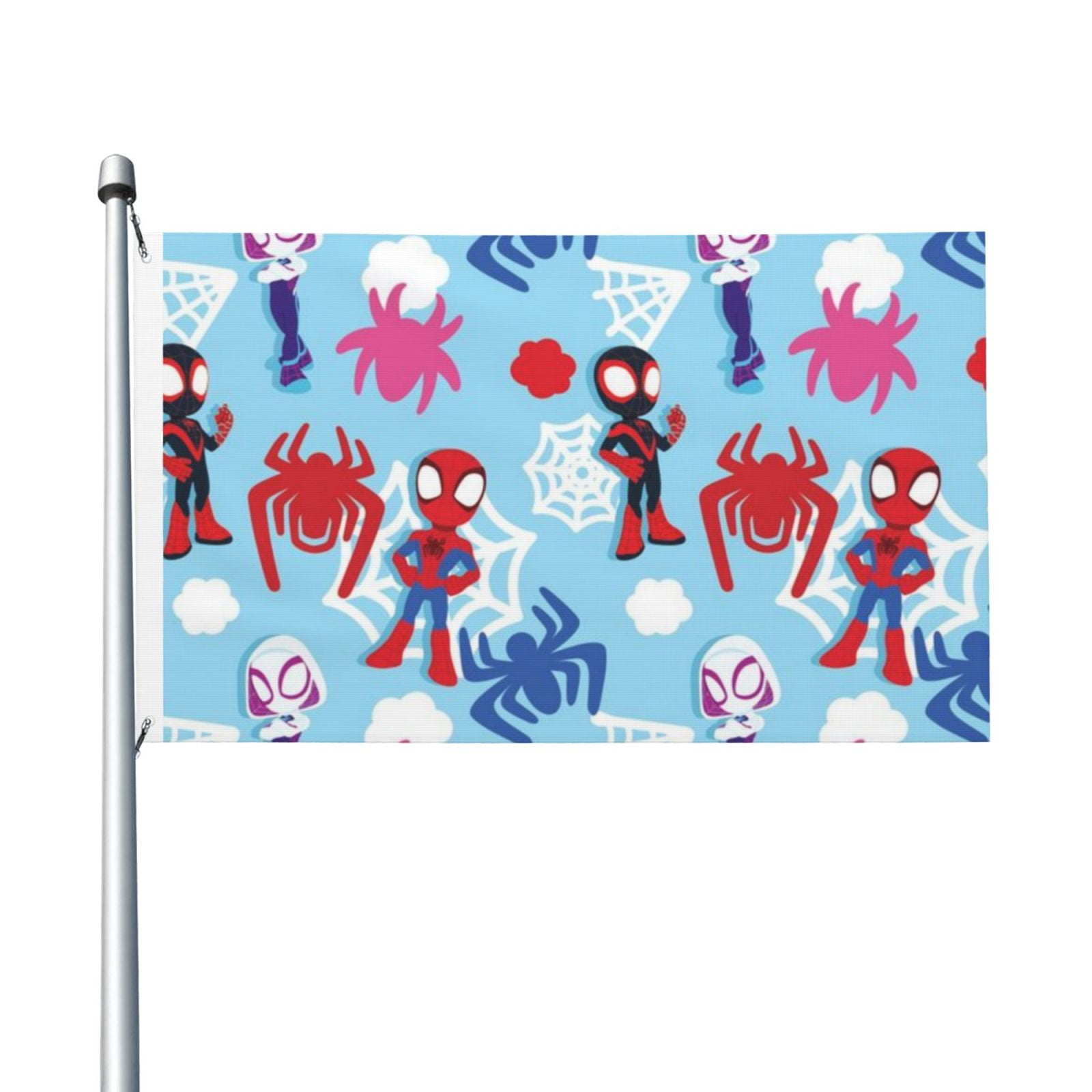 Spider-Man 3x5ft Face Flag Fade Proof Holiday Fall Flag Outdoor Banner ...