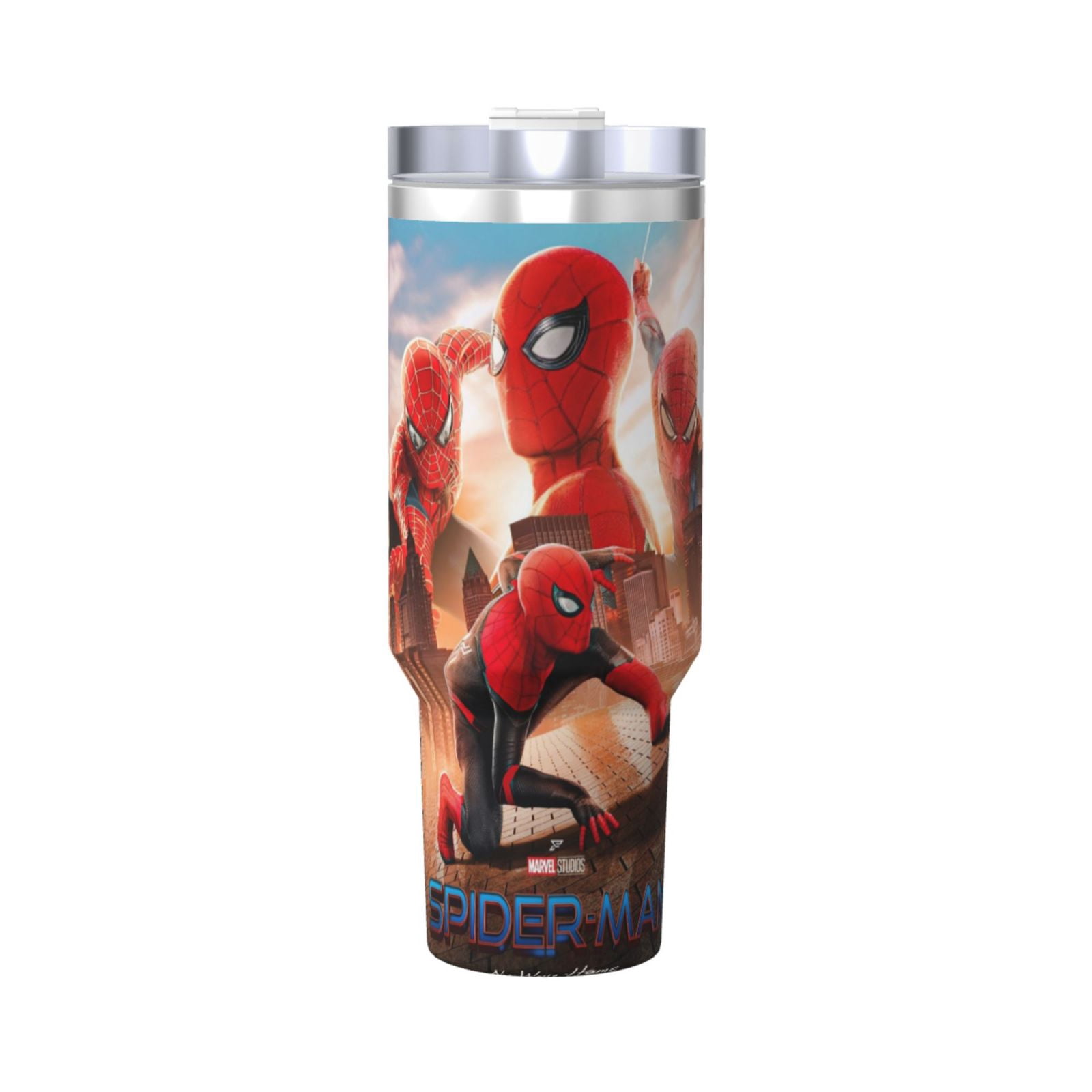 Spider-Man 40 oz Tumbler with Handle,Insulated Tumblers with Lid and ...