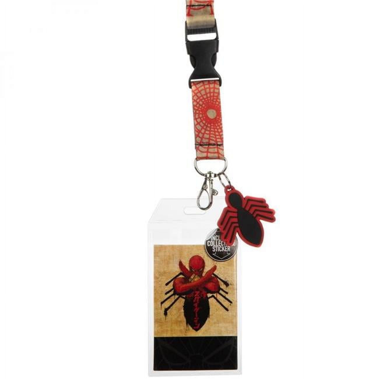 Spider-Man 804736 Spider-Man Crossed Arms Lanyard with Spider Charm ...