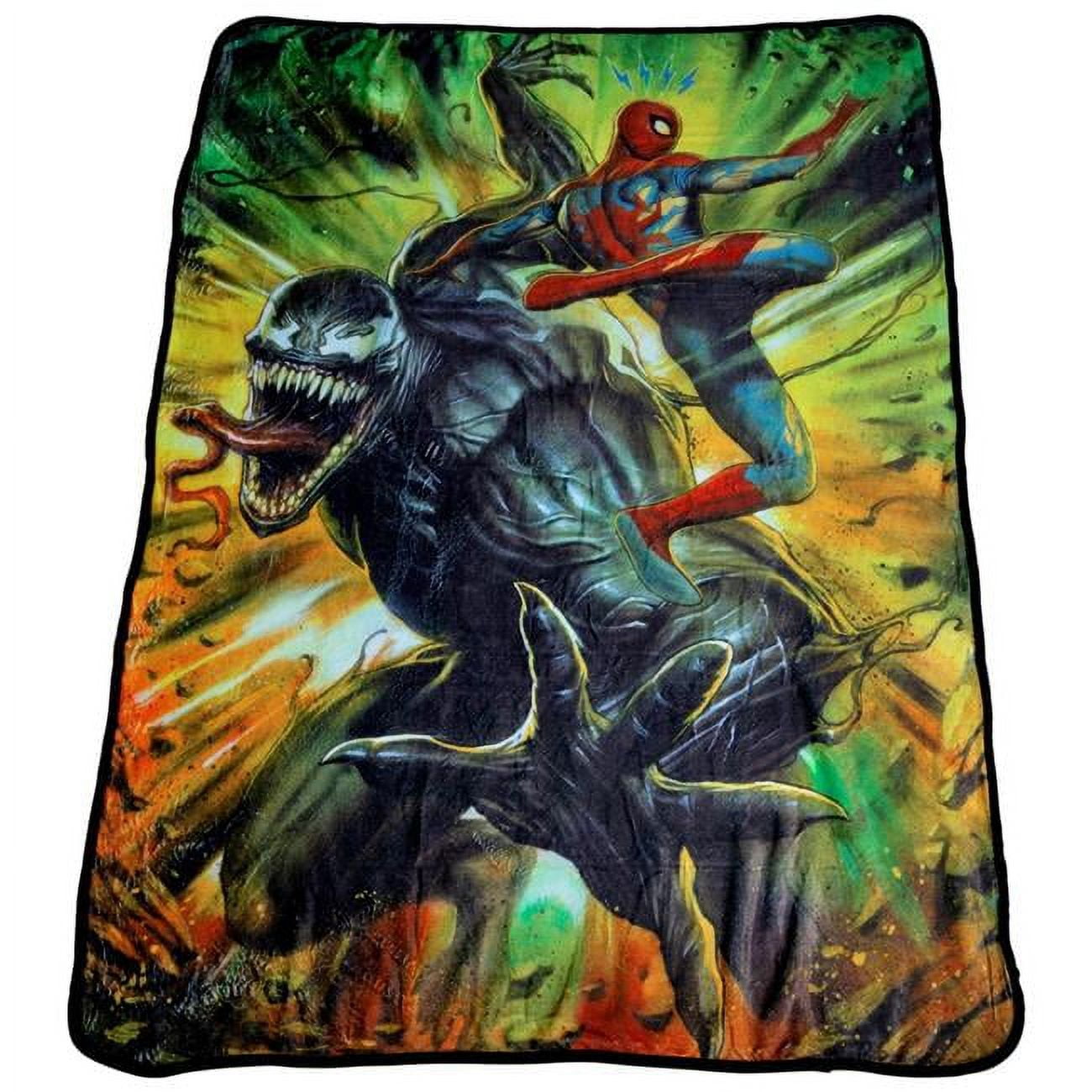 Spider-Man 855662 Spider-Man Vs Venom Fleece Throw Blanket - Walmart.com