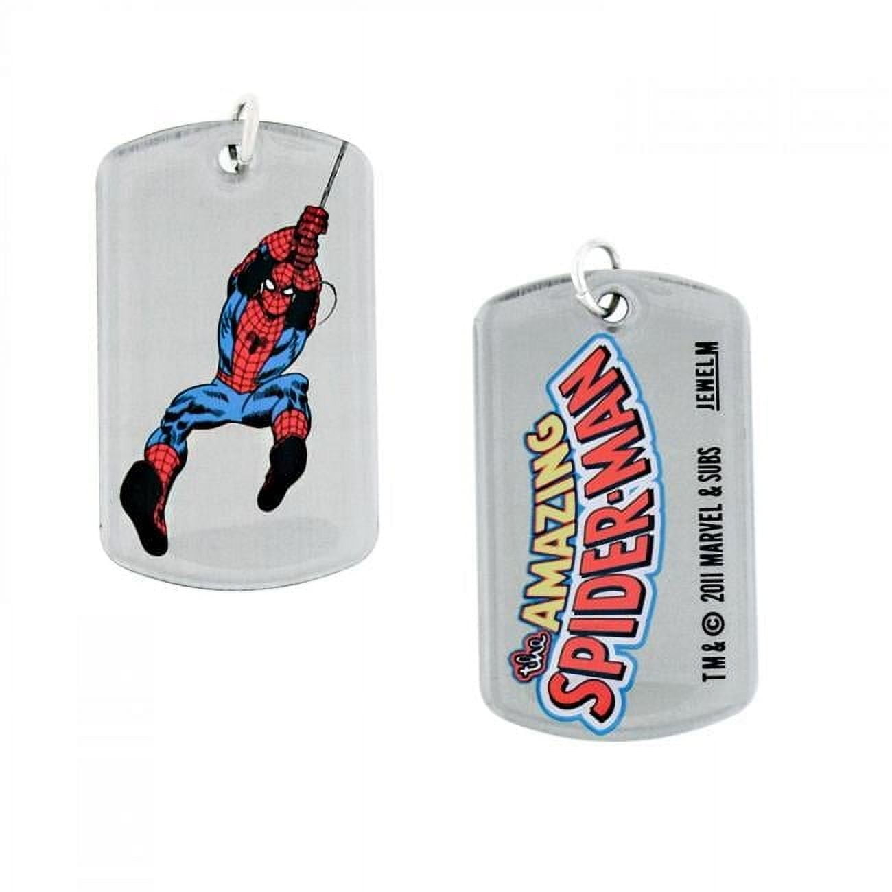 Spider-Man Logo Double-Sided Dog Tag - Walmart.com