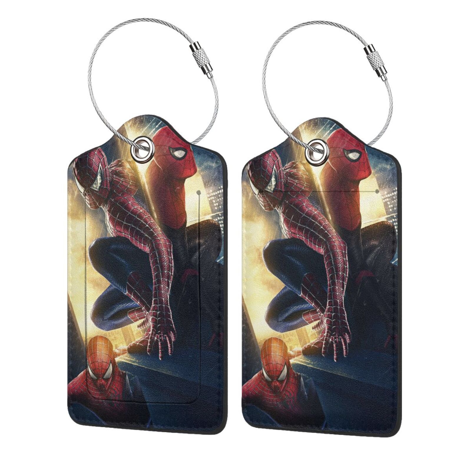 Spider-Man,A Friend in Reflection Luggage Tags for Suitcases Travel ID ...