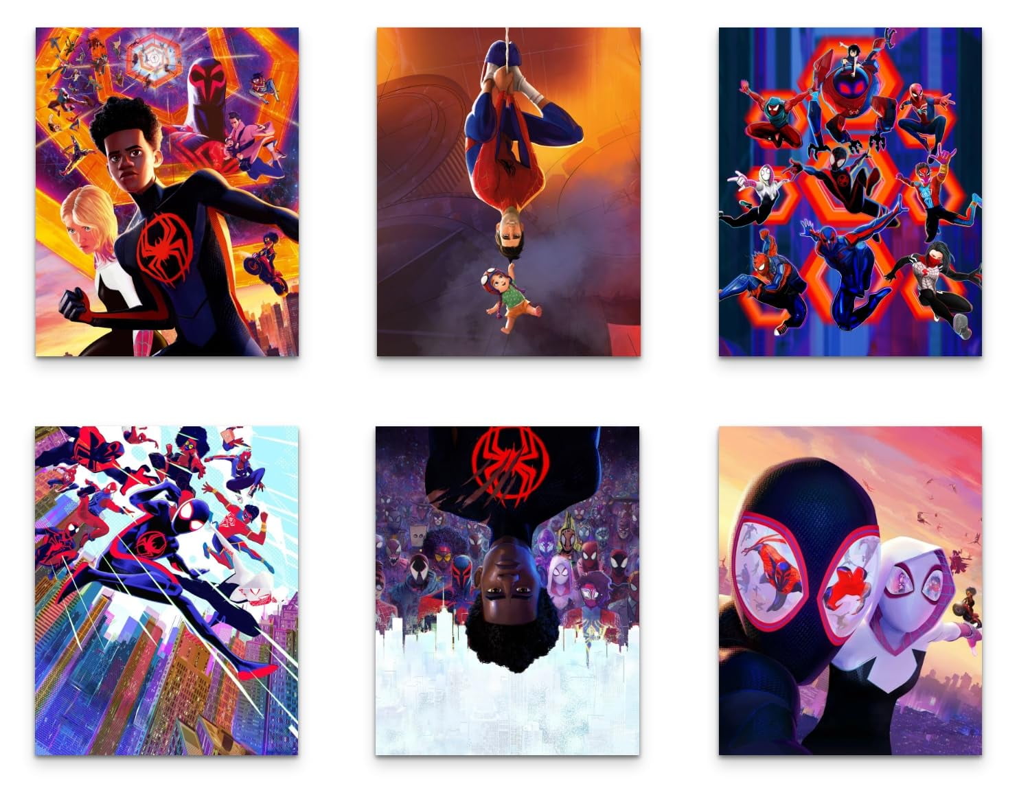 Spider-Man: Across the Spider-Verse (2023) Posters - Miles Morales Gwen ...
