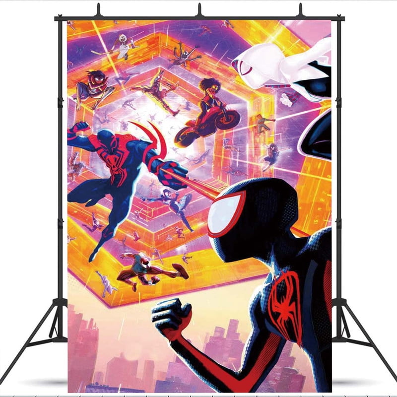 Spider Man Across the Spider Verse Background Wall Decor Taspestry ...