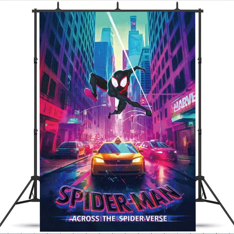 Spider Man Across the Spider Verse Party Supplies Taspestry Poster ...