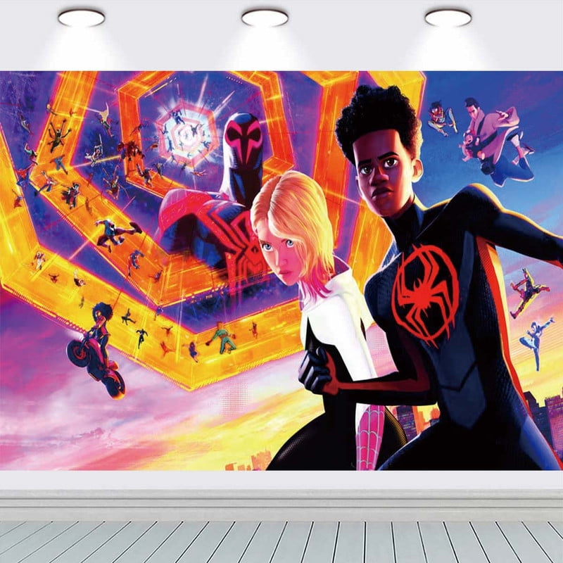 Spider Man Across the Spider Verse Taspestry Wall Decor Background ...