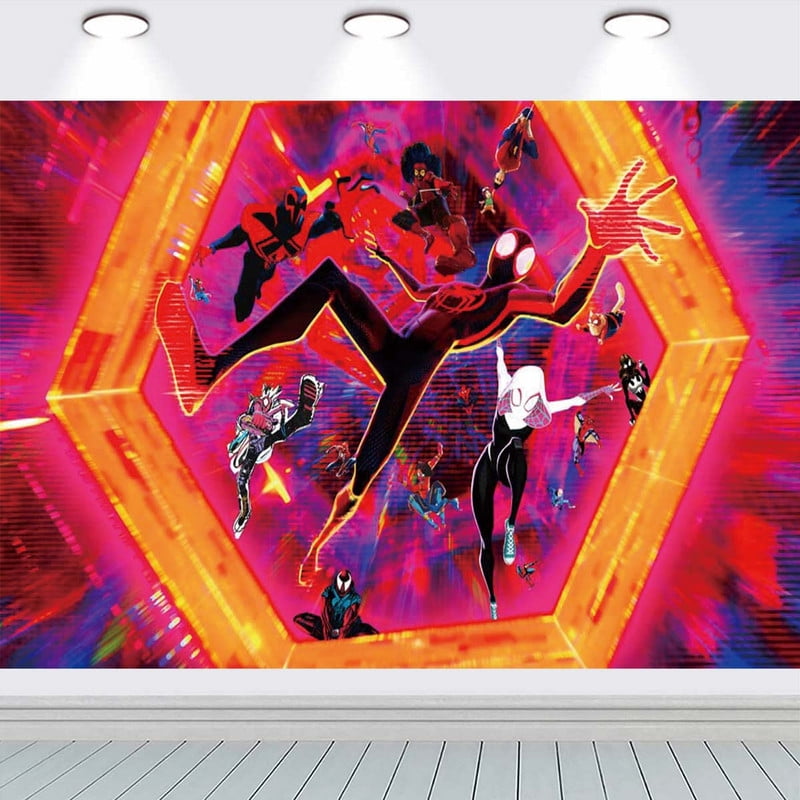 Spider Man Across the Spider Verse Taspestry Wall Decor Party Supplies ...