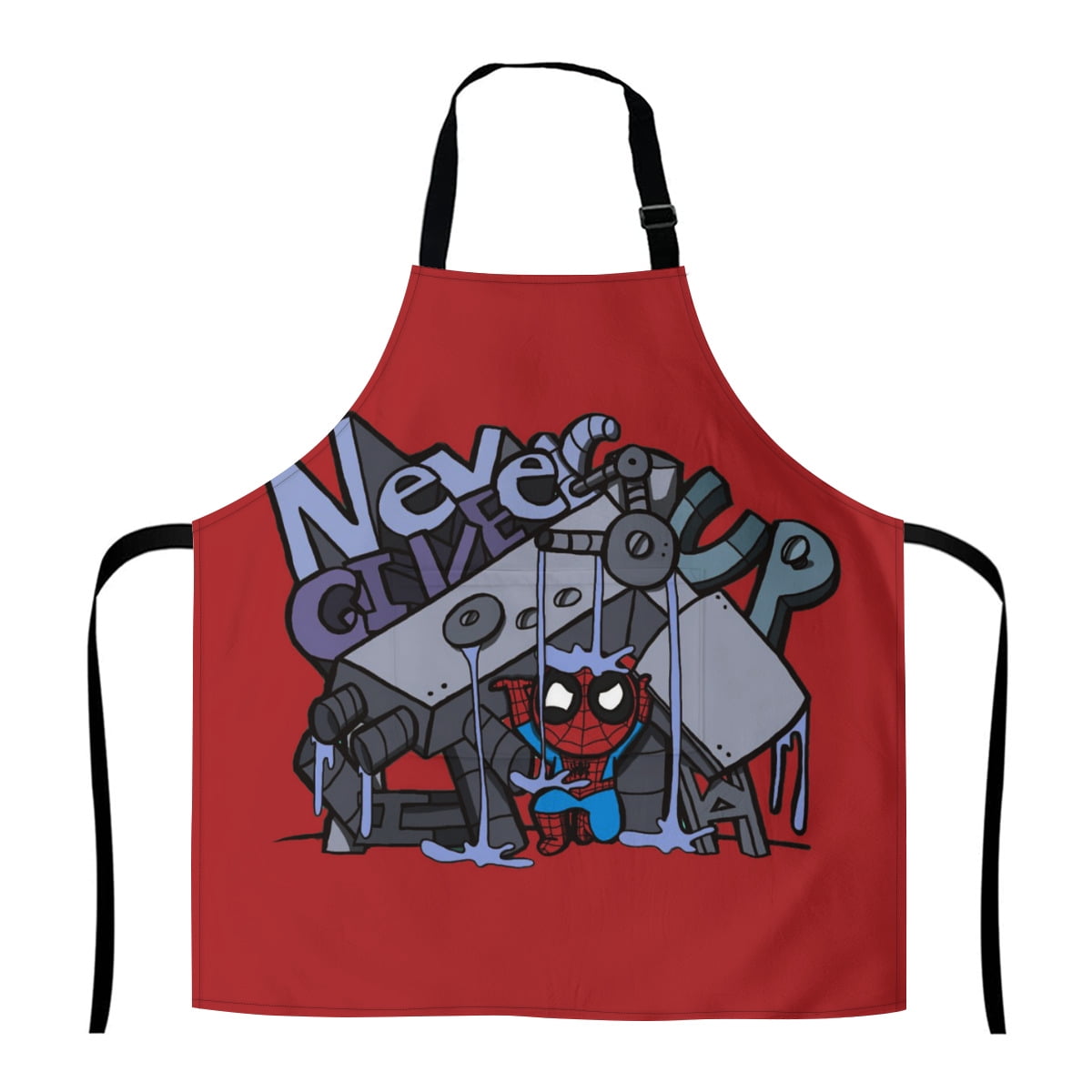 Spider Man Adjustable Apron Waterproof and Stain-Resistant Apron Cute ...