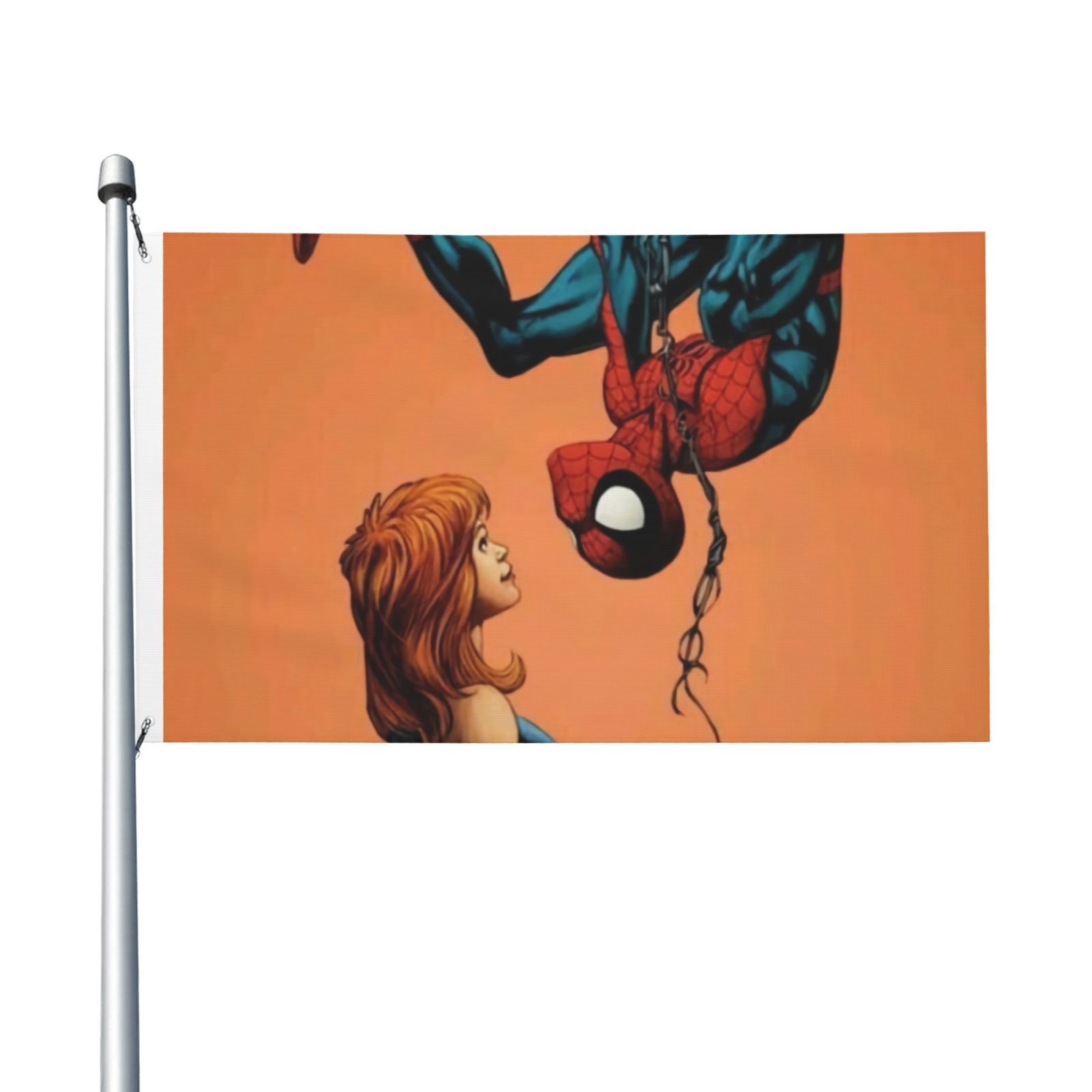 Spider-Man And Beauty695 3x5ft Face Flag Fade Proof Holiday Fall Flag ...