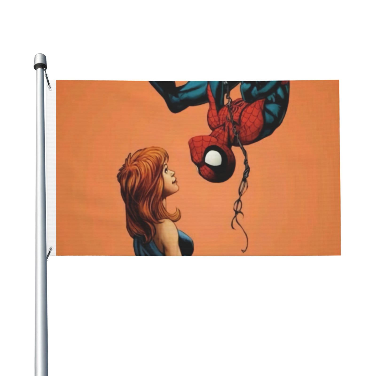 Spider-Man And Beauty695 3x5ft Face Flag Fade Proof Holiday Fall Flag ...