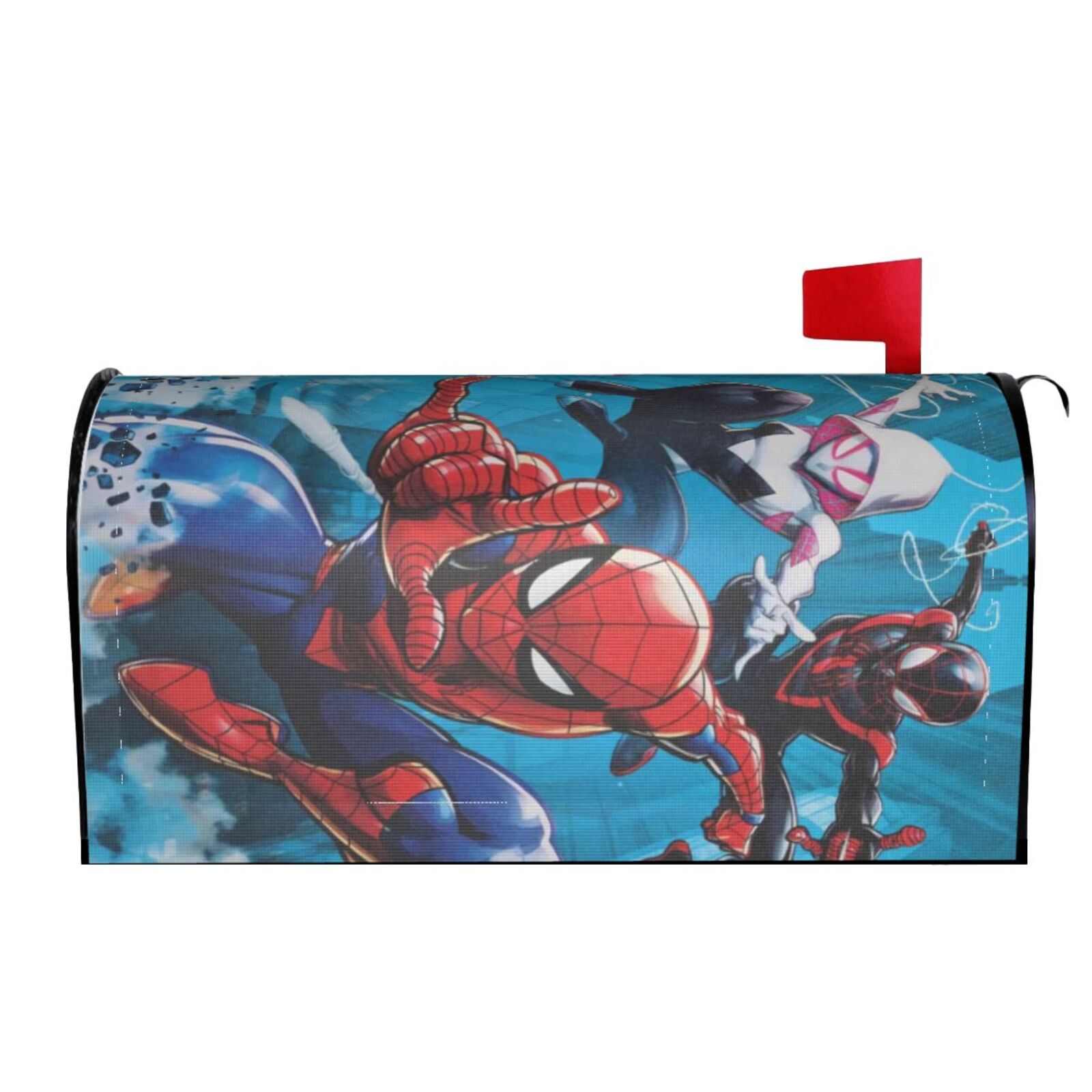Spider-Man And Friends Cartoon Character Mailbox Cover Magnetic ...