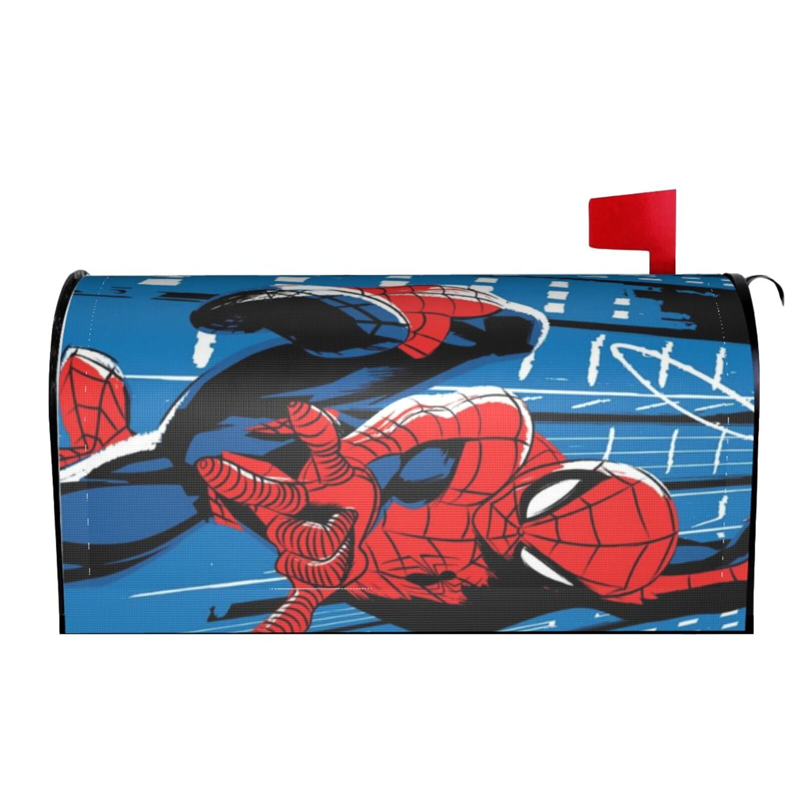 Spider-Man And Spider Web27 Cartoon Character Mailbox Cover Magnetic ...