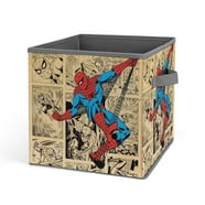 Spider-Man Storage Set (Trunk, 2 pack cubes, Sequin Cube and Hamper ...