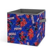 Spider-Man Storage Set (Trunk, 2 pack cubes, Sequin Cube and Hamper ...