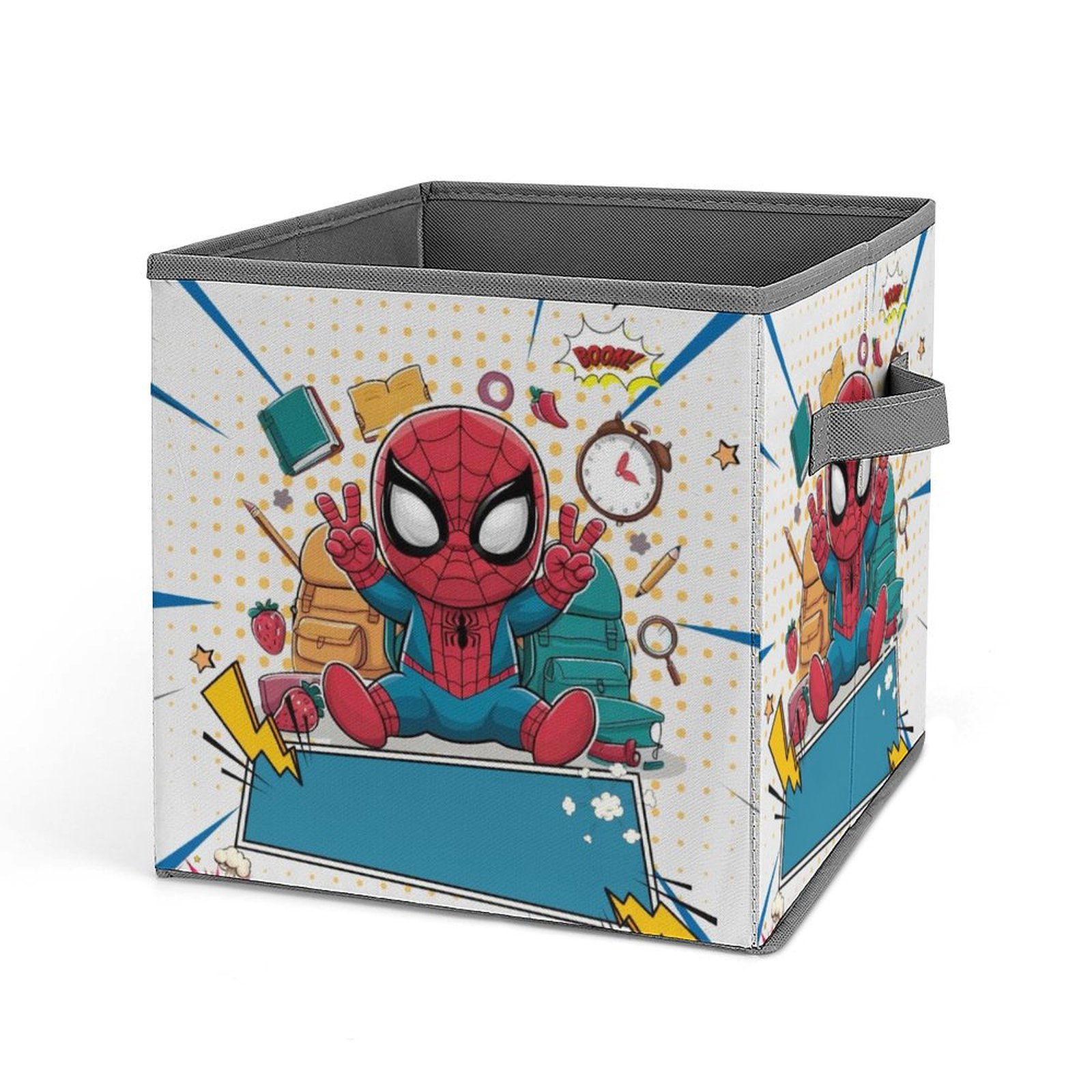 Spider Man Anime Cartoon Cube Storage Bins for Shelves, Storage Cubes ...