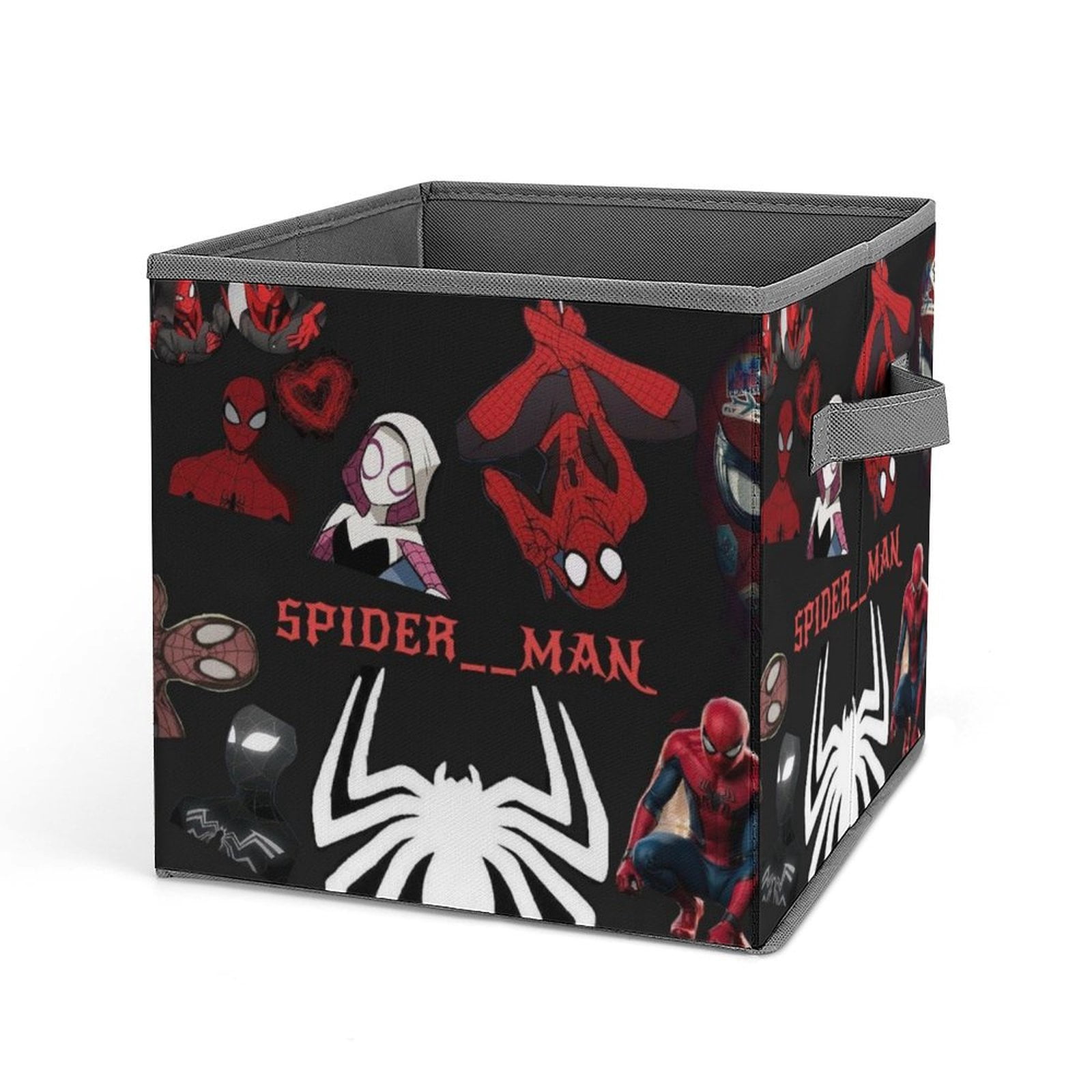 Spider Man Anime Cartoon Cube Storage Bins for Shelves, Storage Cubes ...