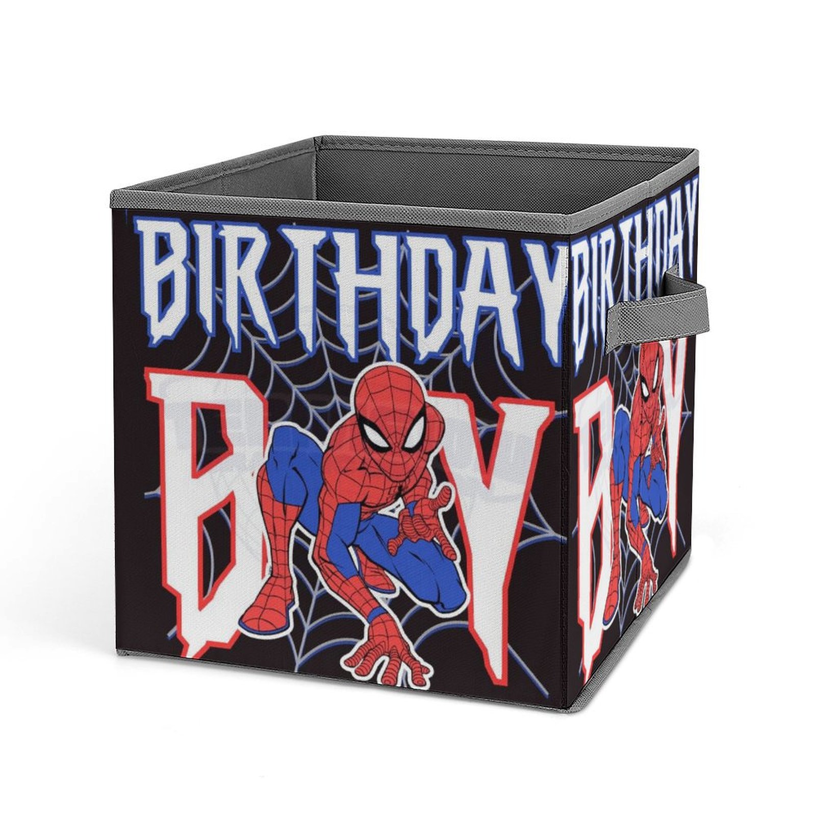 Spider Man Anime Cartoon Cube Storage Bins for Shelves, Storage Cubes ...
