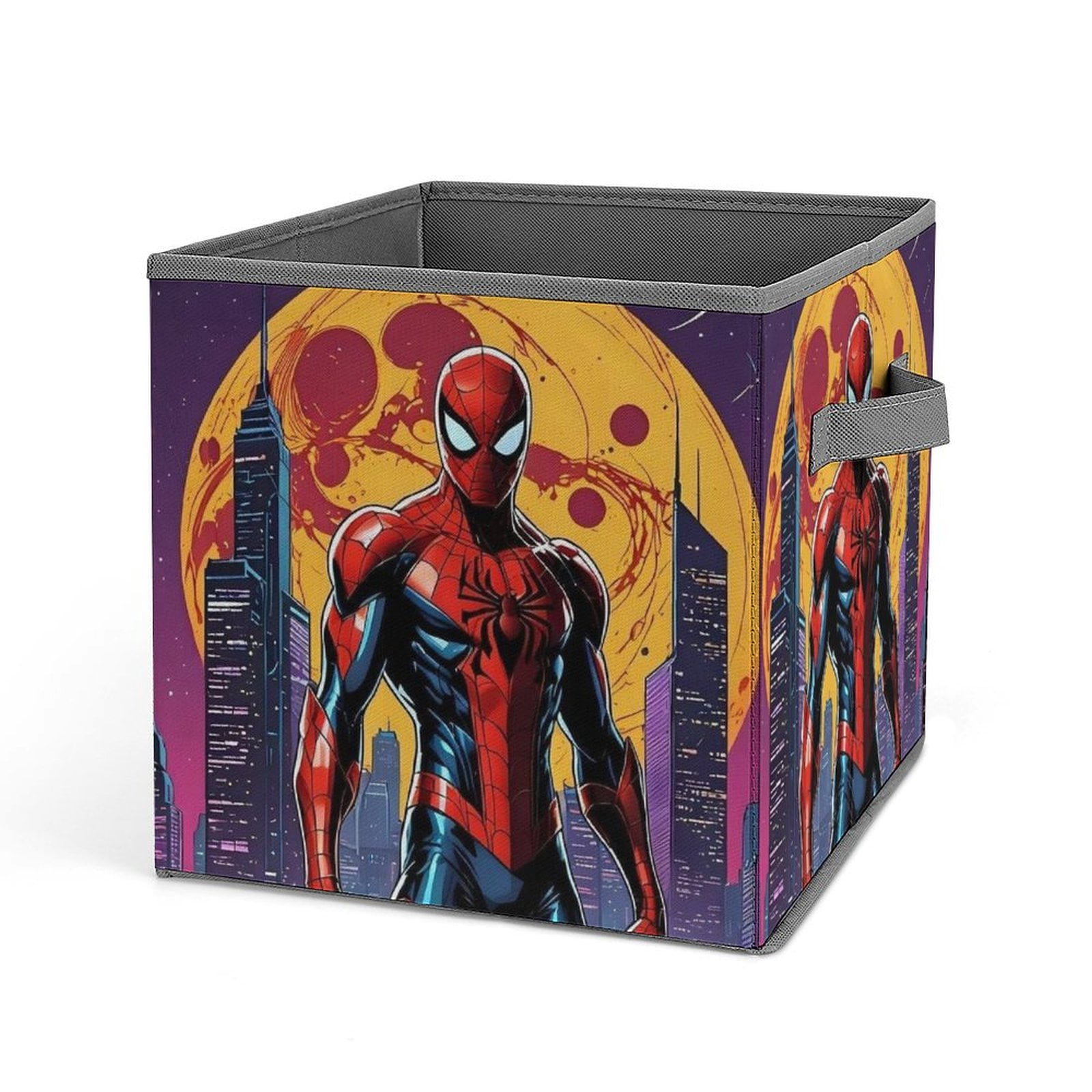 Spider Man Anime Cartoon Cube Storage Bins for Shelves, Storage Cubes ...