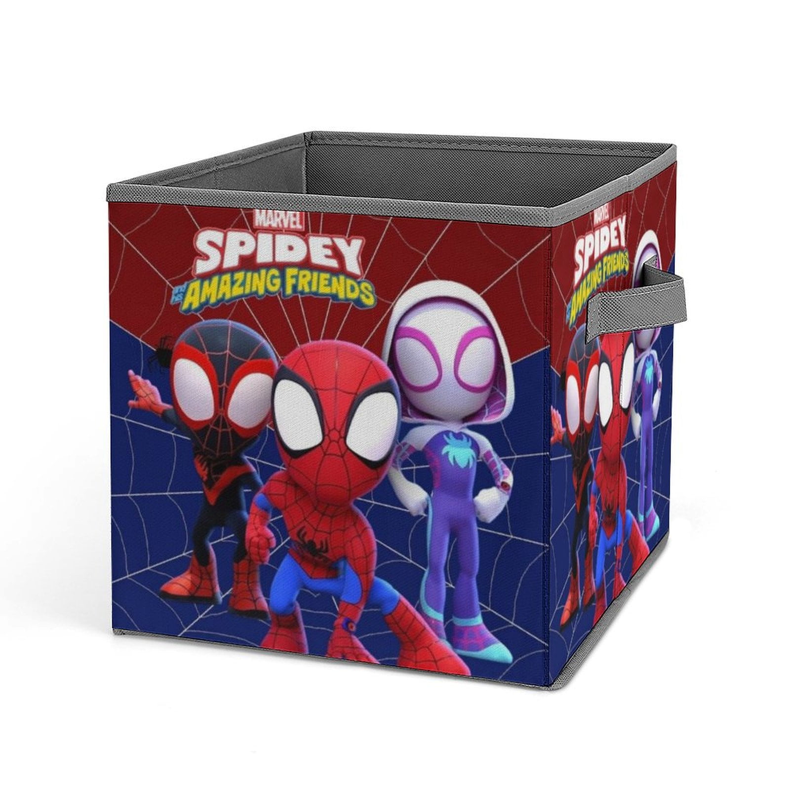 Spider Man Anime Cartoon Cube Storage Bins for Shelves, Storage Cubes ...