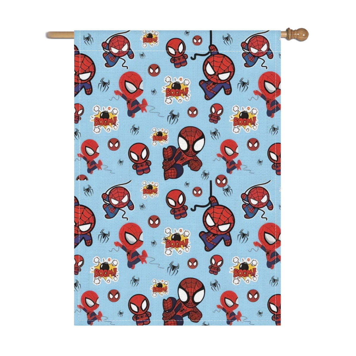 Spider Man Anime Linen Garden Flag 28 x 40 Inch Double Sided Outdoor ...