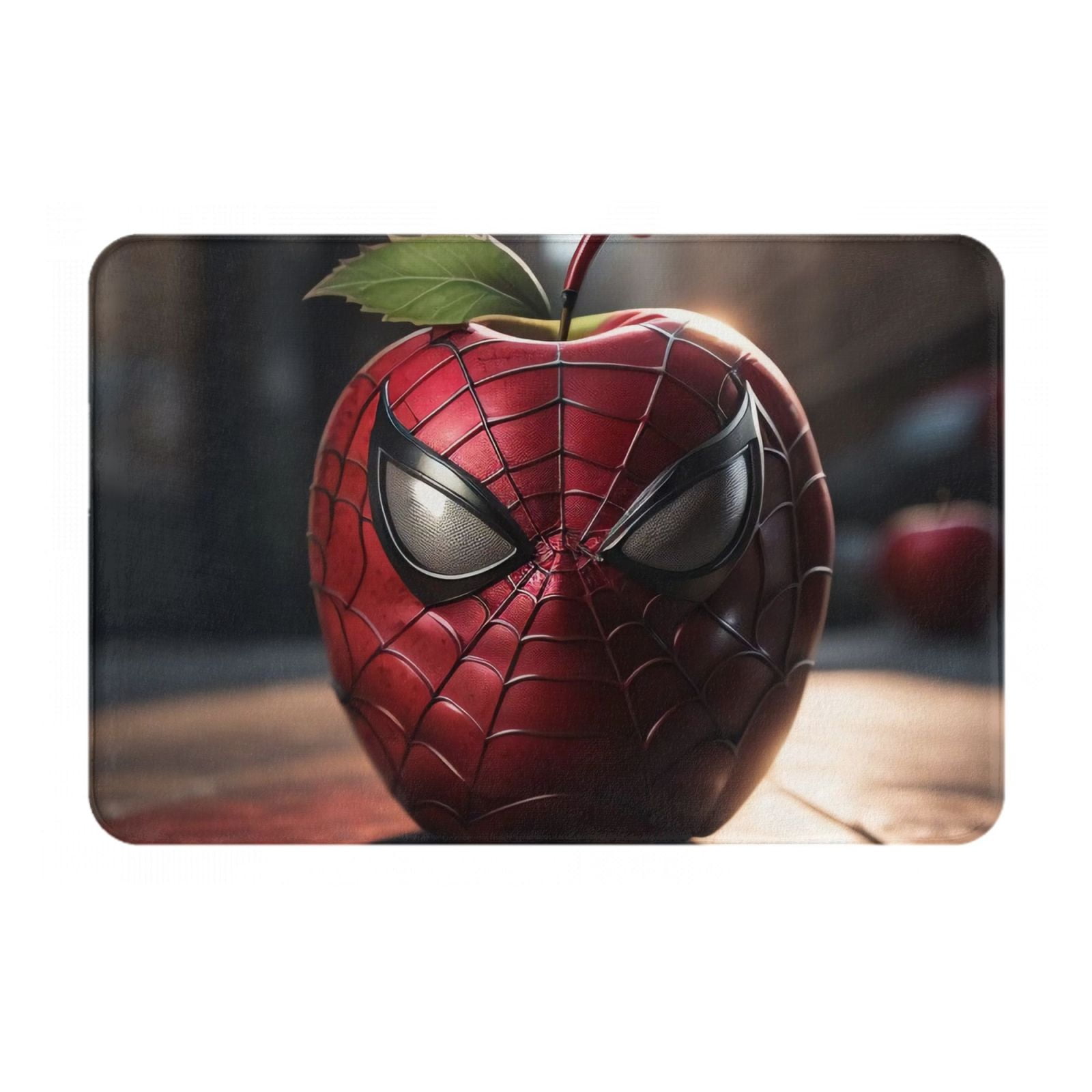 Spider-Man Apple Kitchen Rugs,Bathroom Rugs,Bath Mat,Kitchen Mats for ...